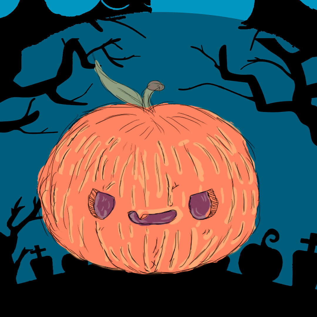 ArtStation - halloween pumpkin