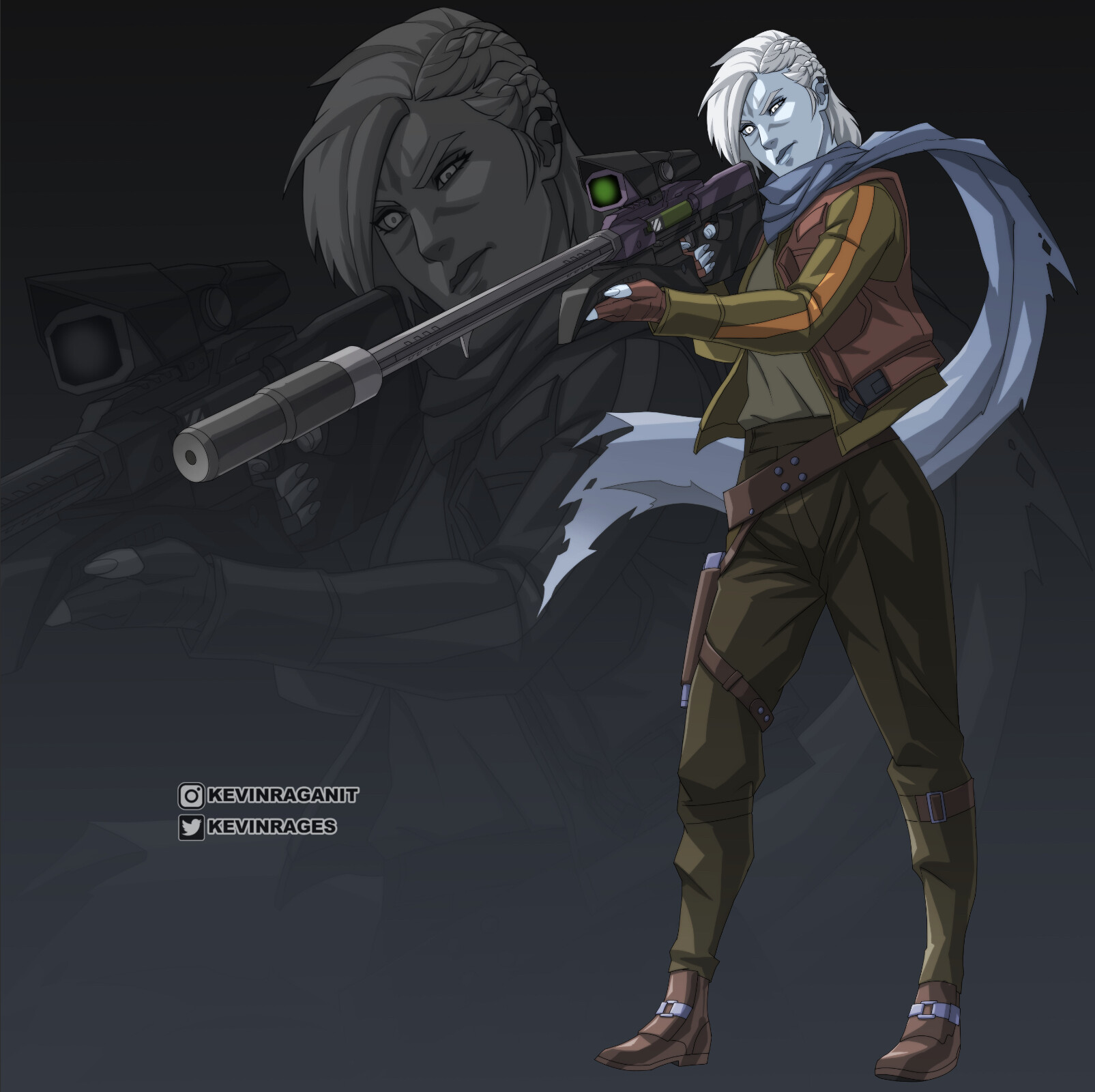 Kevin Raganit - Commission D2 Awoken Sniper Phaerl