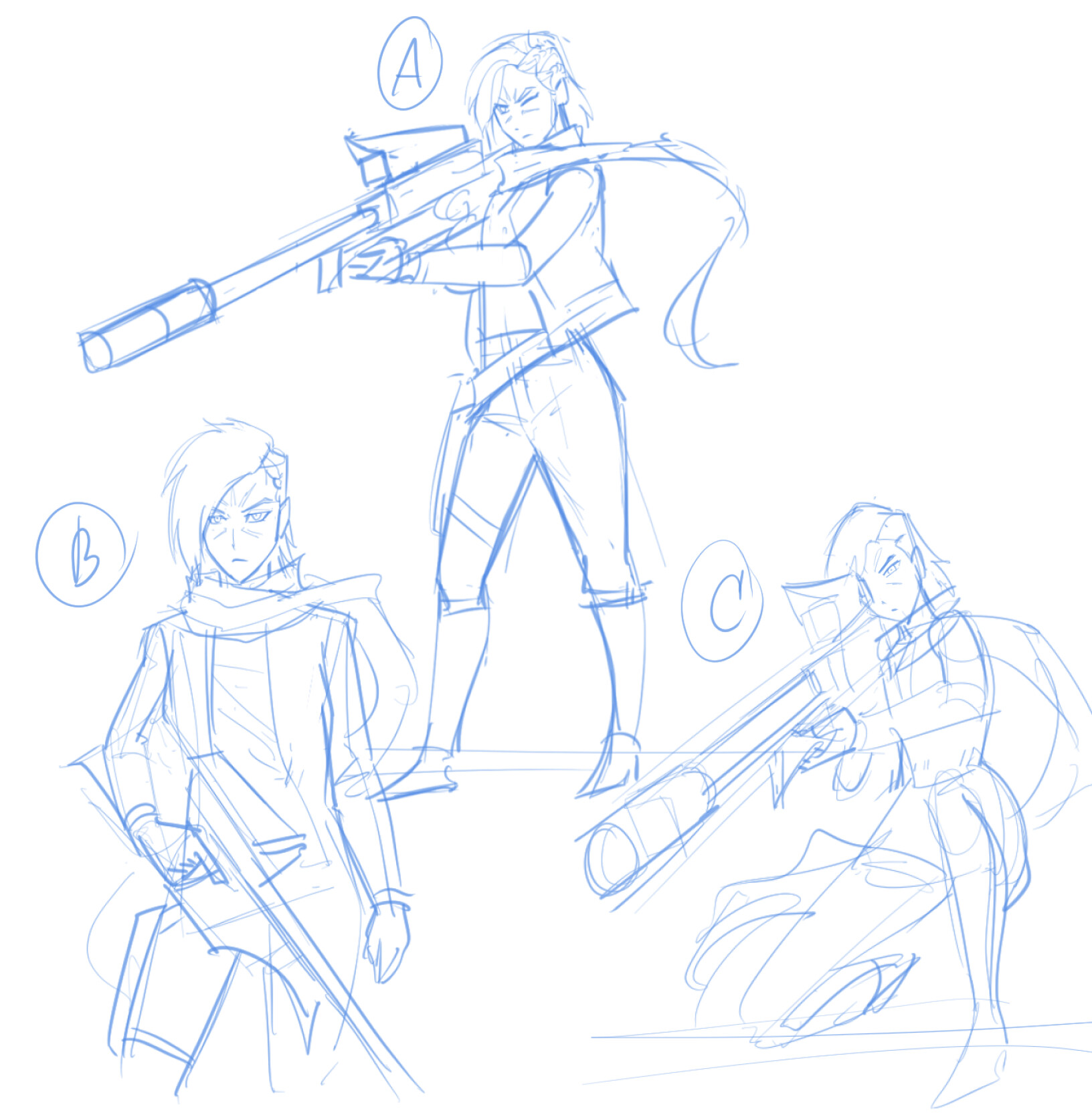 sniper drawing reference