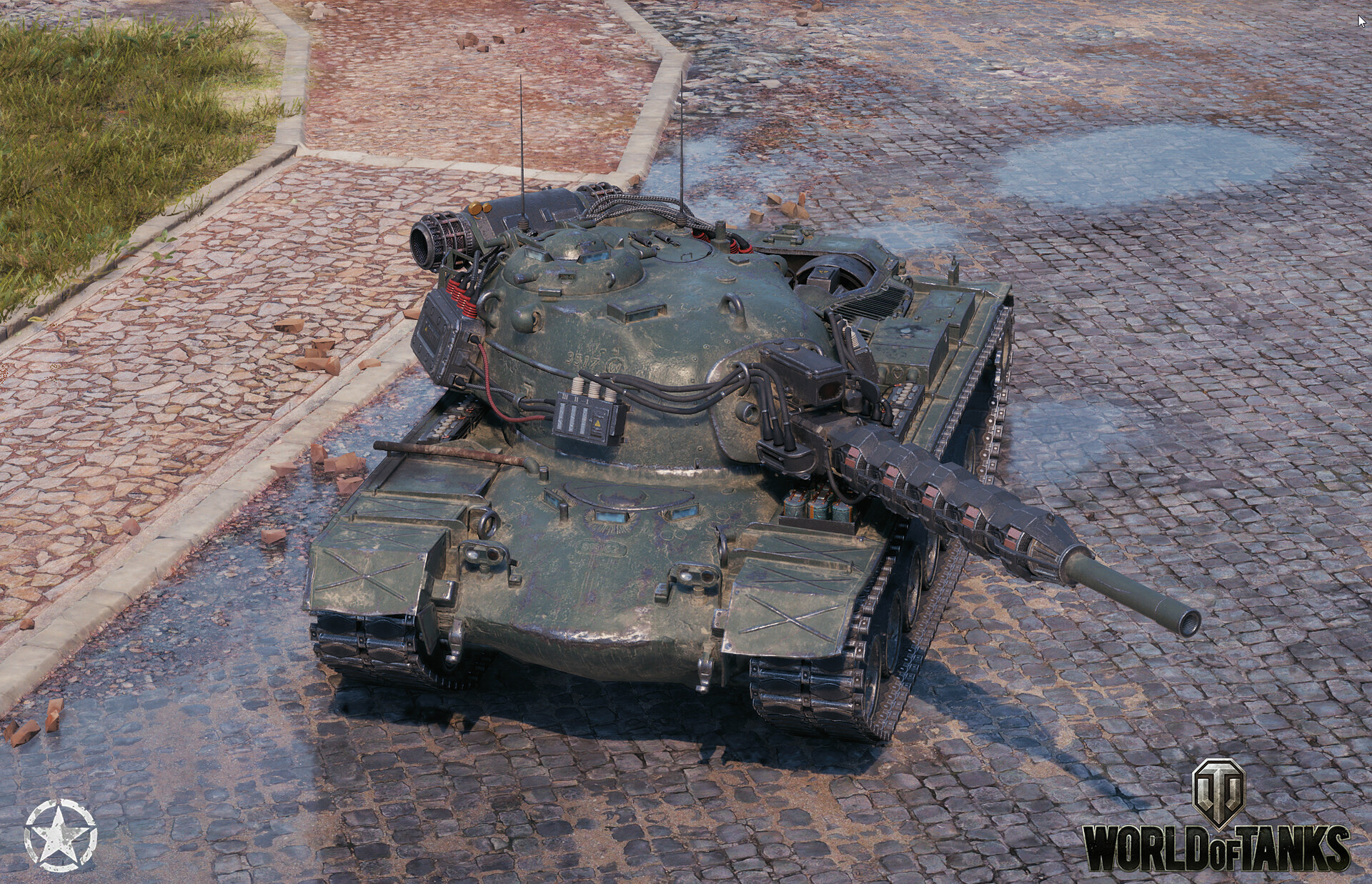 ArtStation - M48A5 tank with Tesla attachment