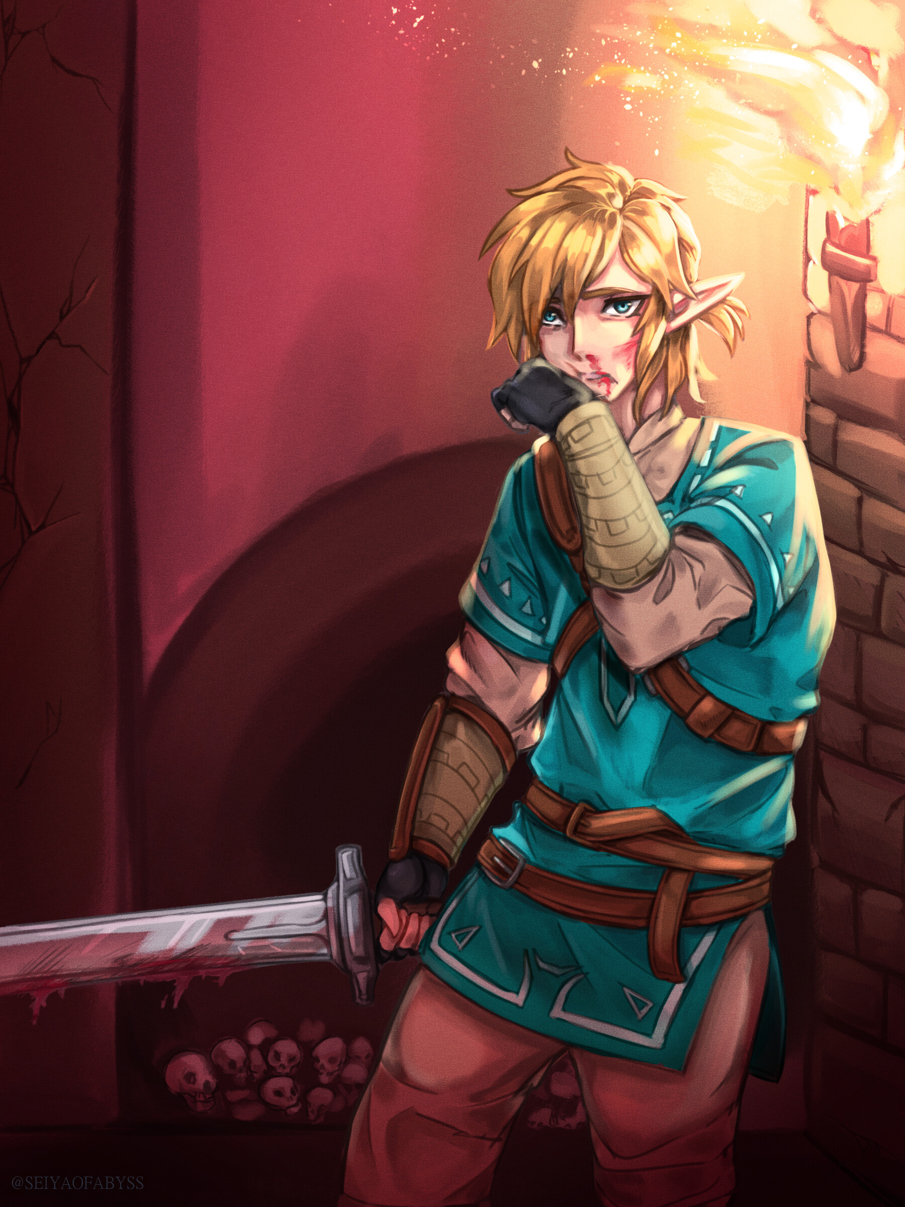 ArtStation - BOTW Link Cavern