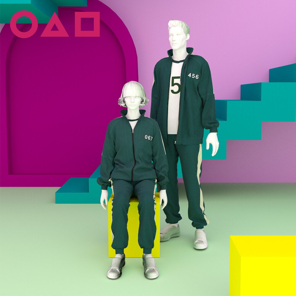 Yuky Han - Squid Game Uniform (fanart)