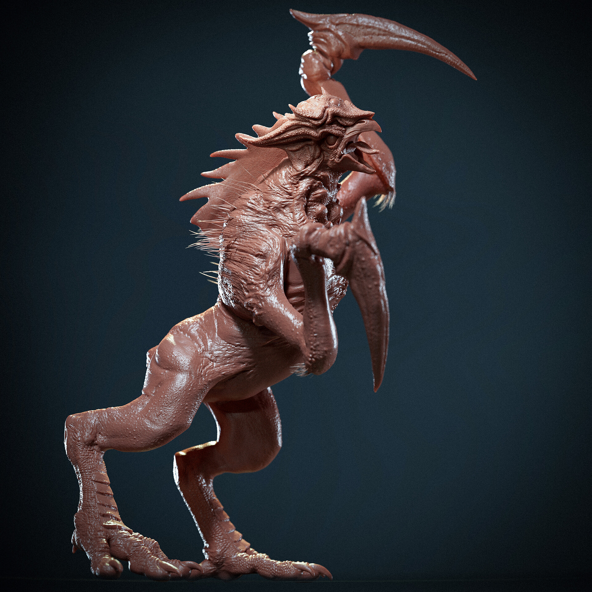 ArtStation - monster challenge - Bird Monster
