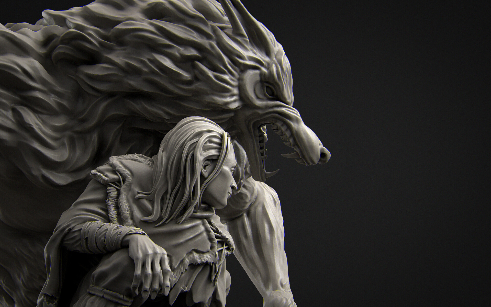 ArtStation - Shapeshifter 3d miniature