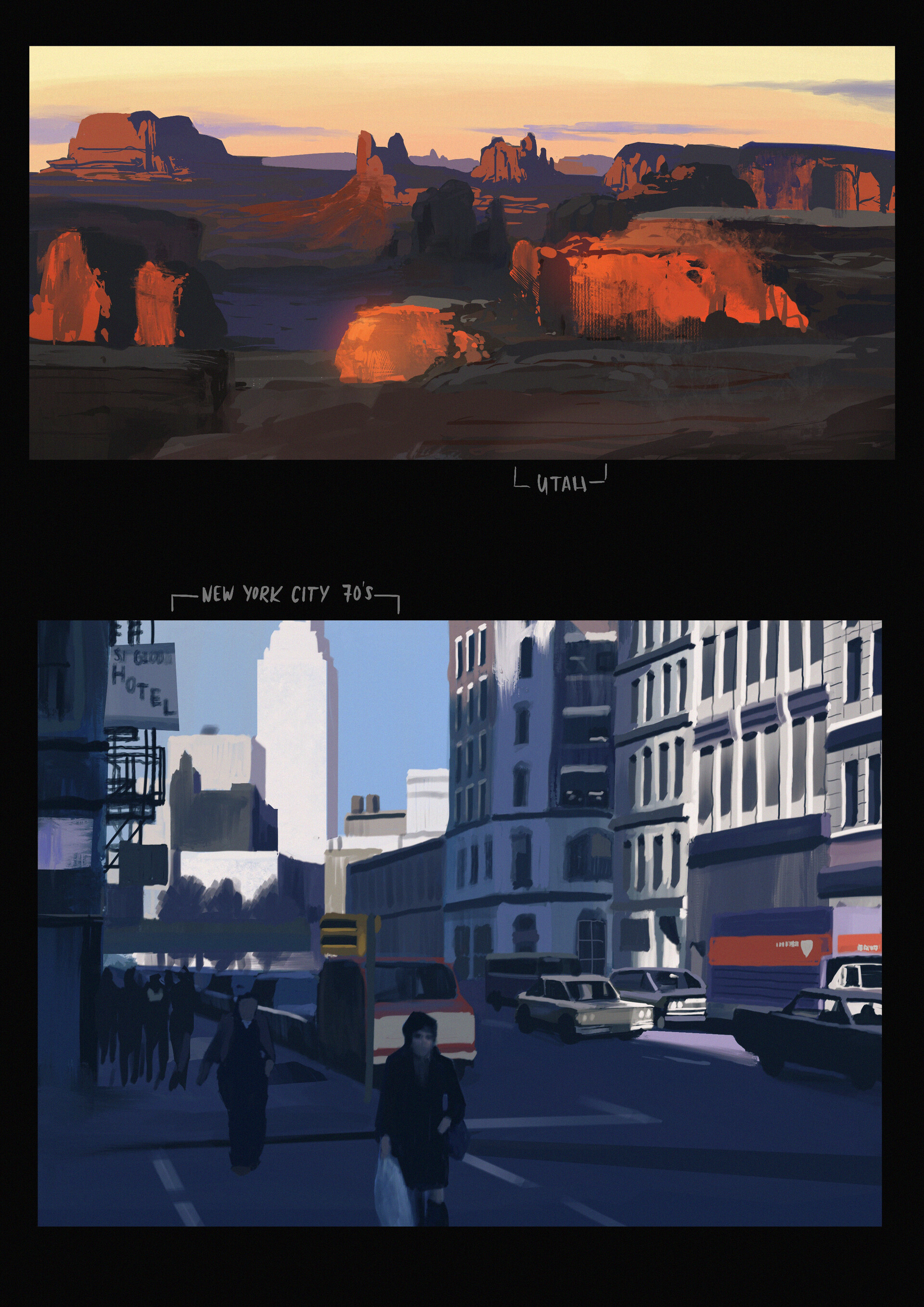 ArtStation - light studies