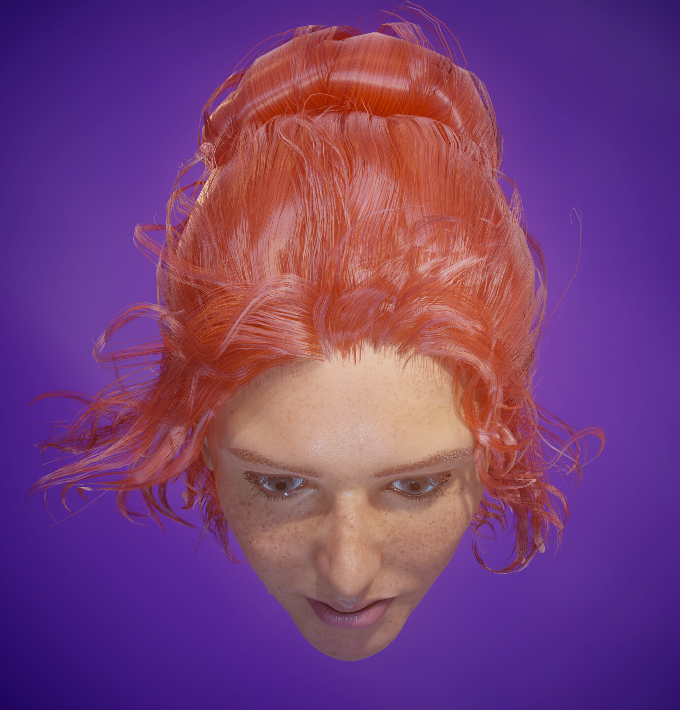 Mona Fuchs - Realism - Hair Cards Project