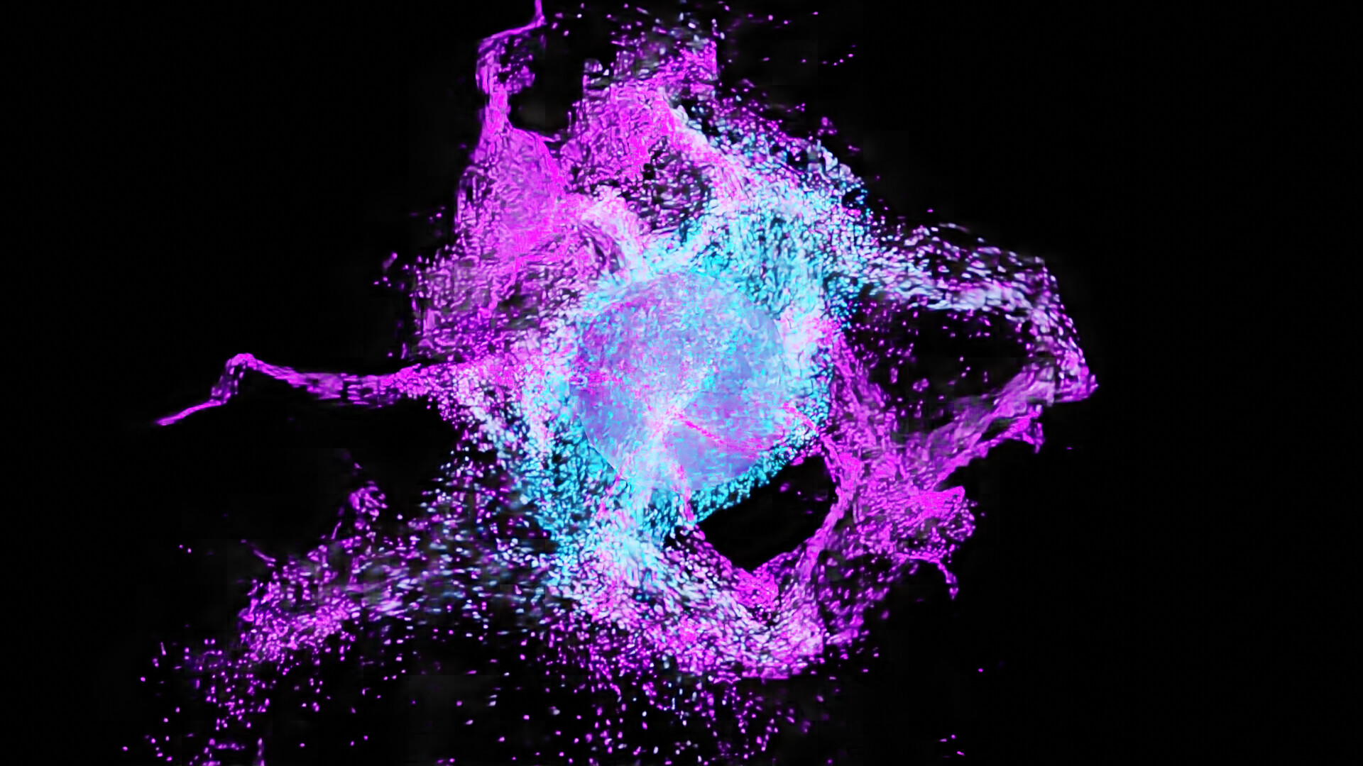 ArtStation - Purple Particles