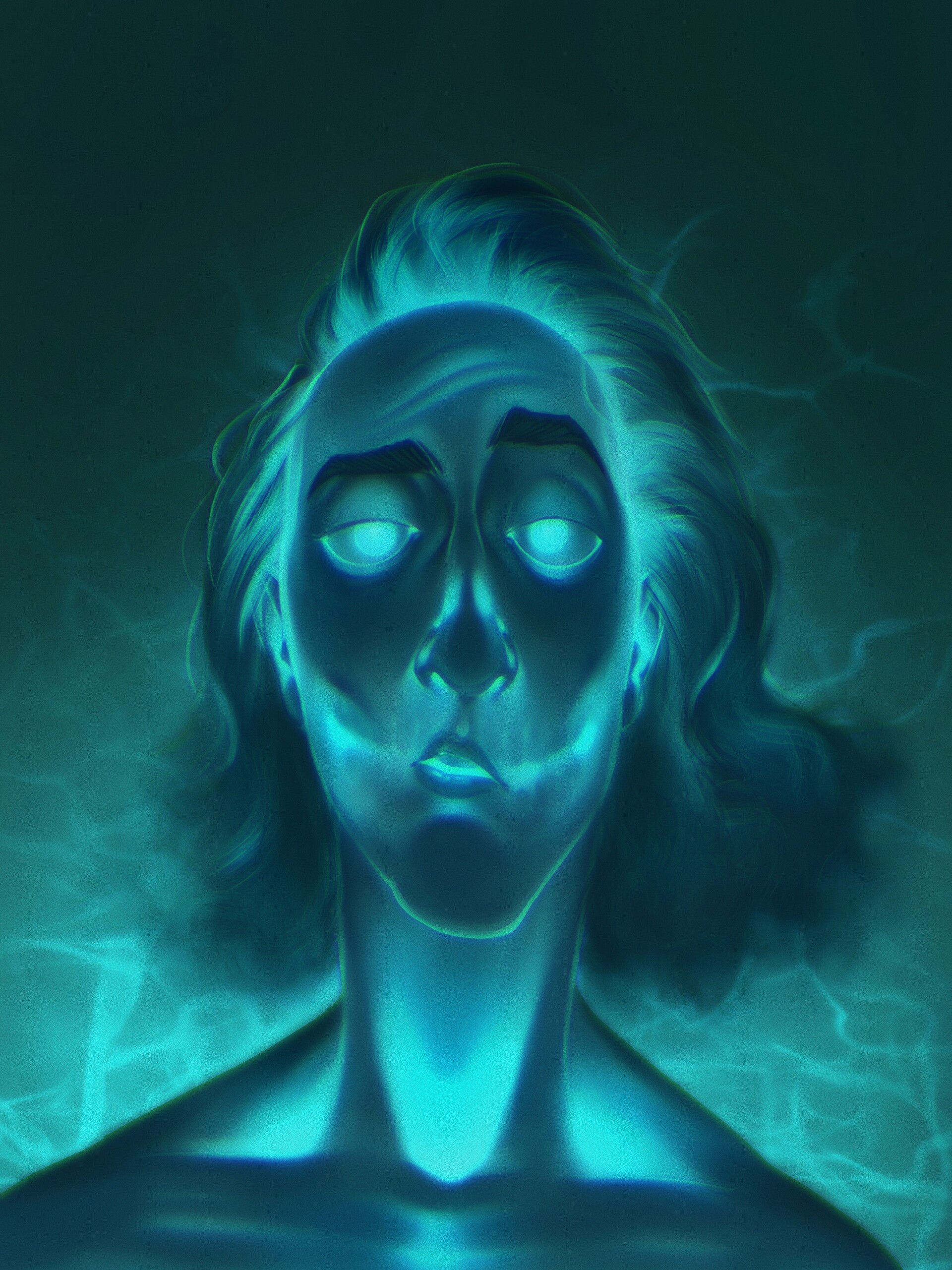 ArtStation - Ghost Self Portrait