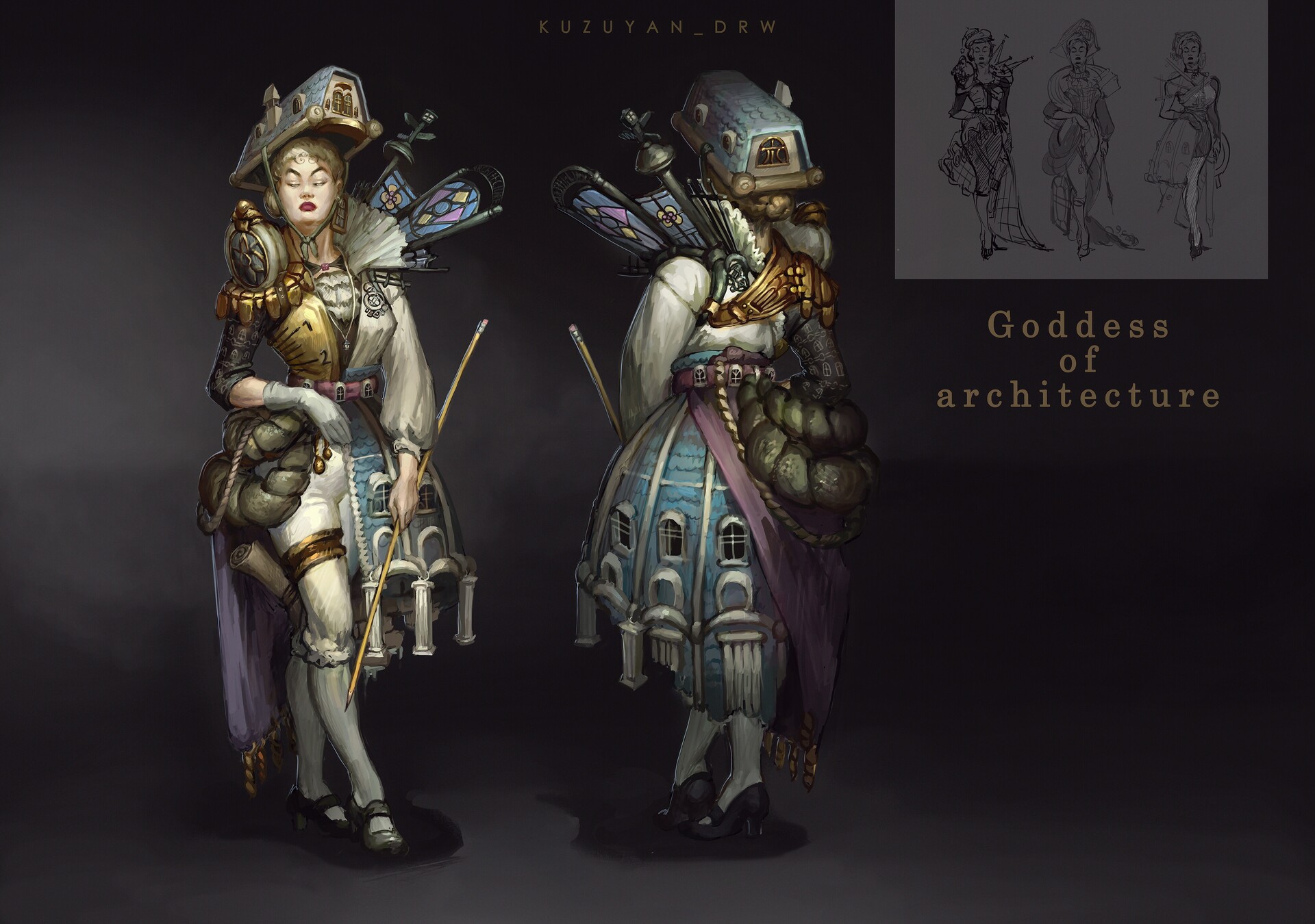 ArtStation - Goddess of architecture