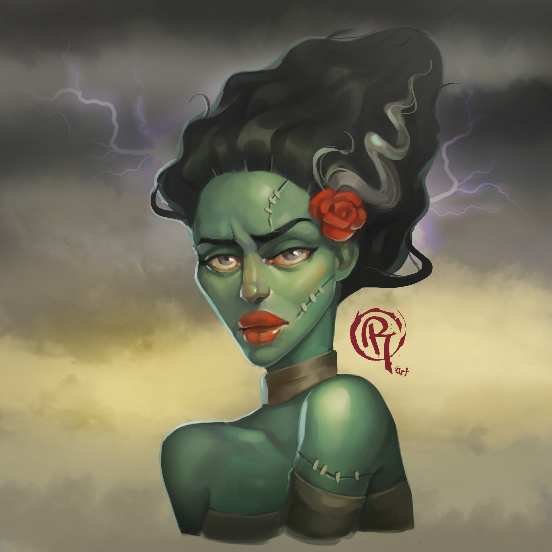 Artstation Frankenstein Girl