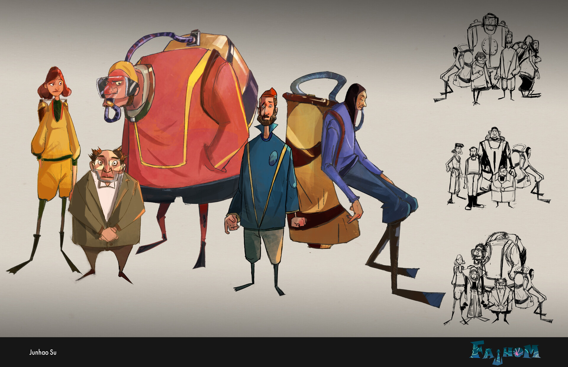 ArtStation - Fathom Characters