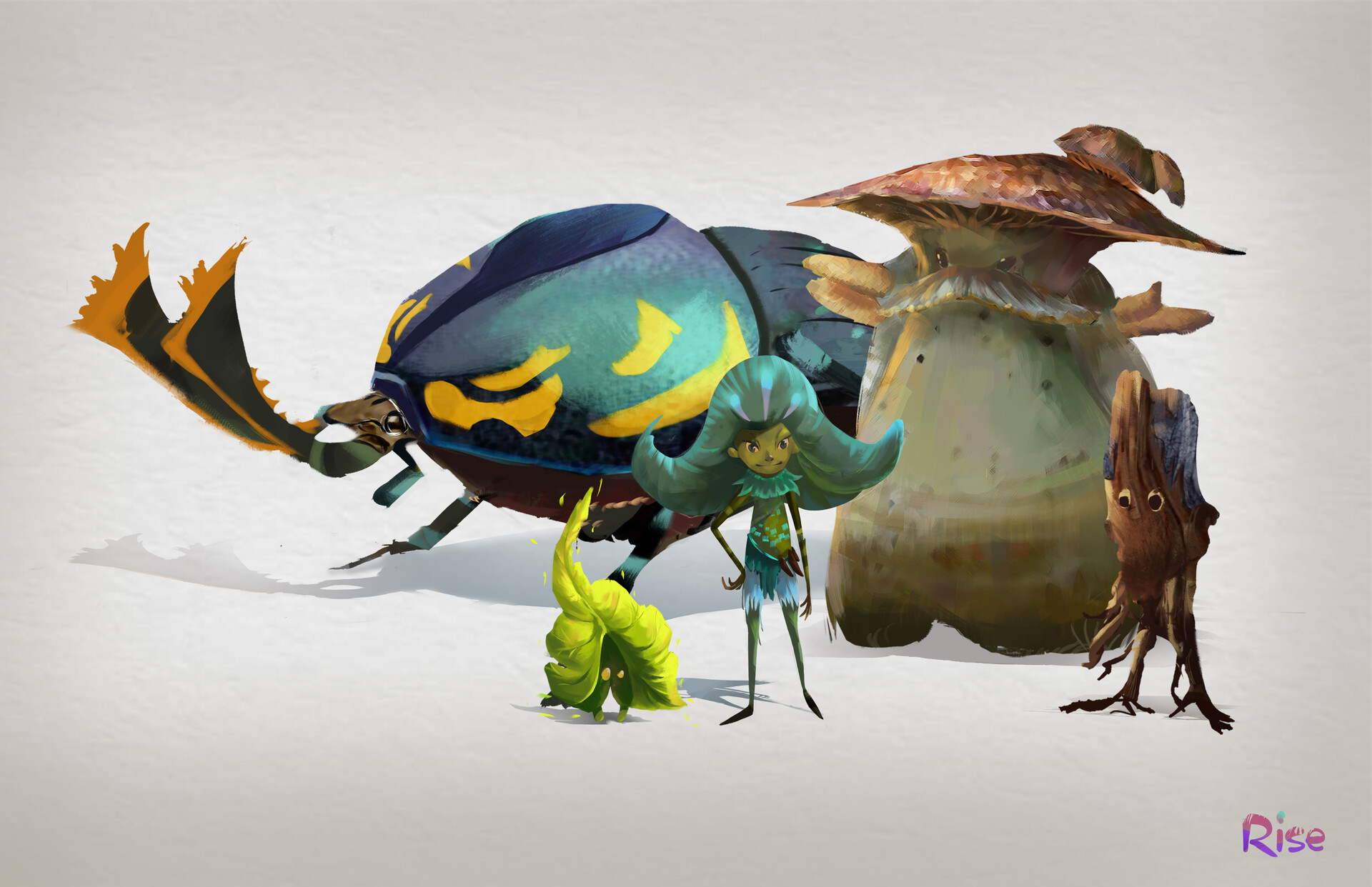 ArtStation - Rise Character Designs