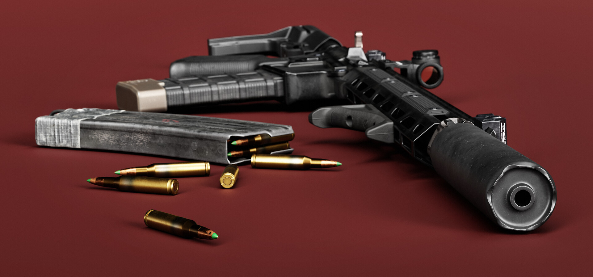 Stellar Works - SAR-15 Rifle| Game Ready