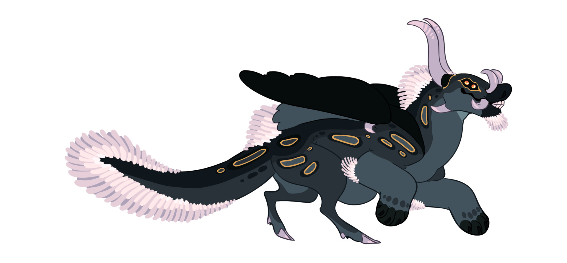 ArtStation - Dragon run cycle