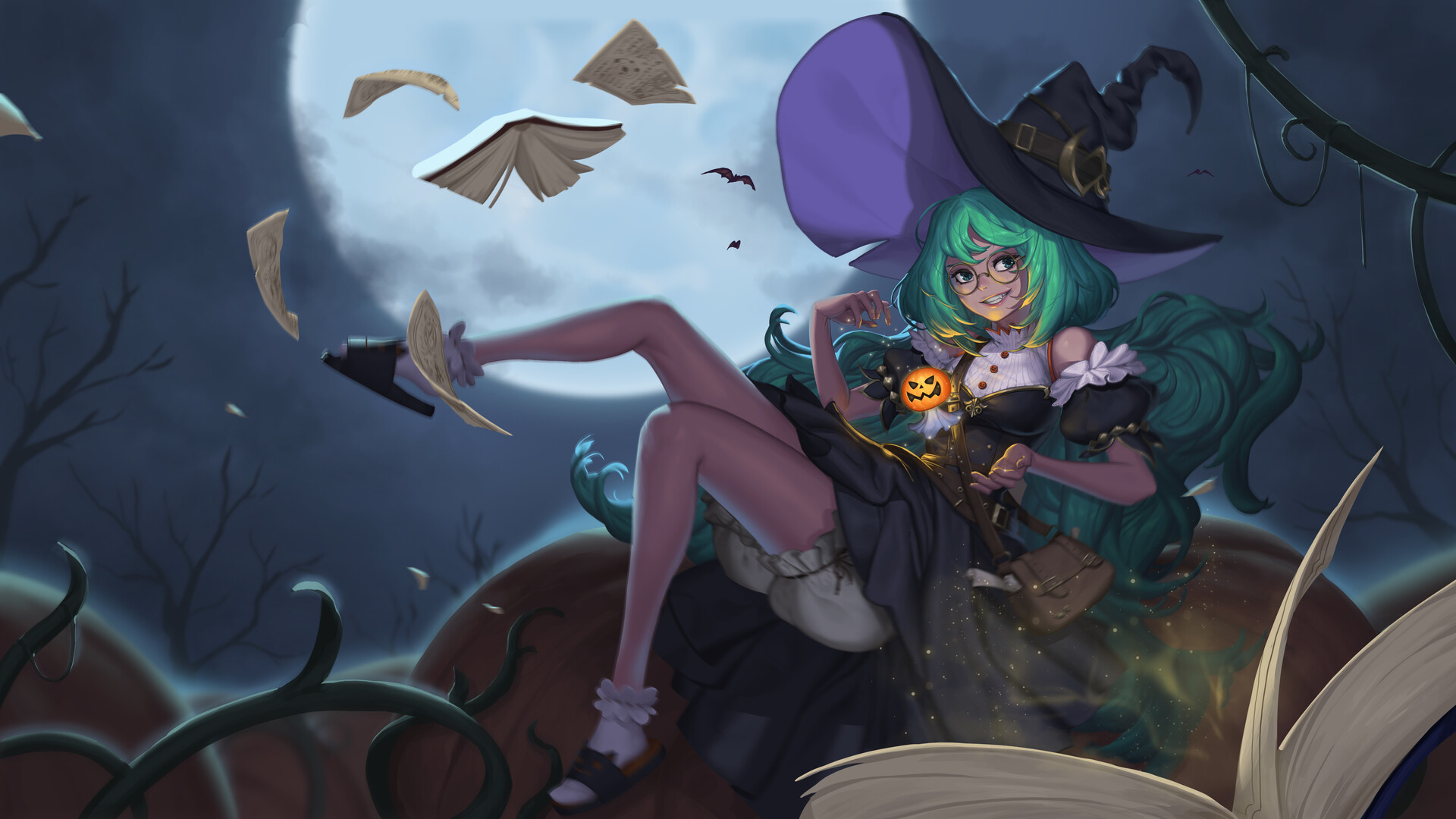 ArtStation - Pumpkin Witch