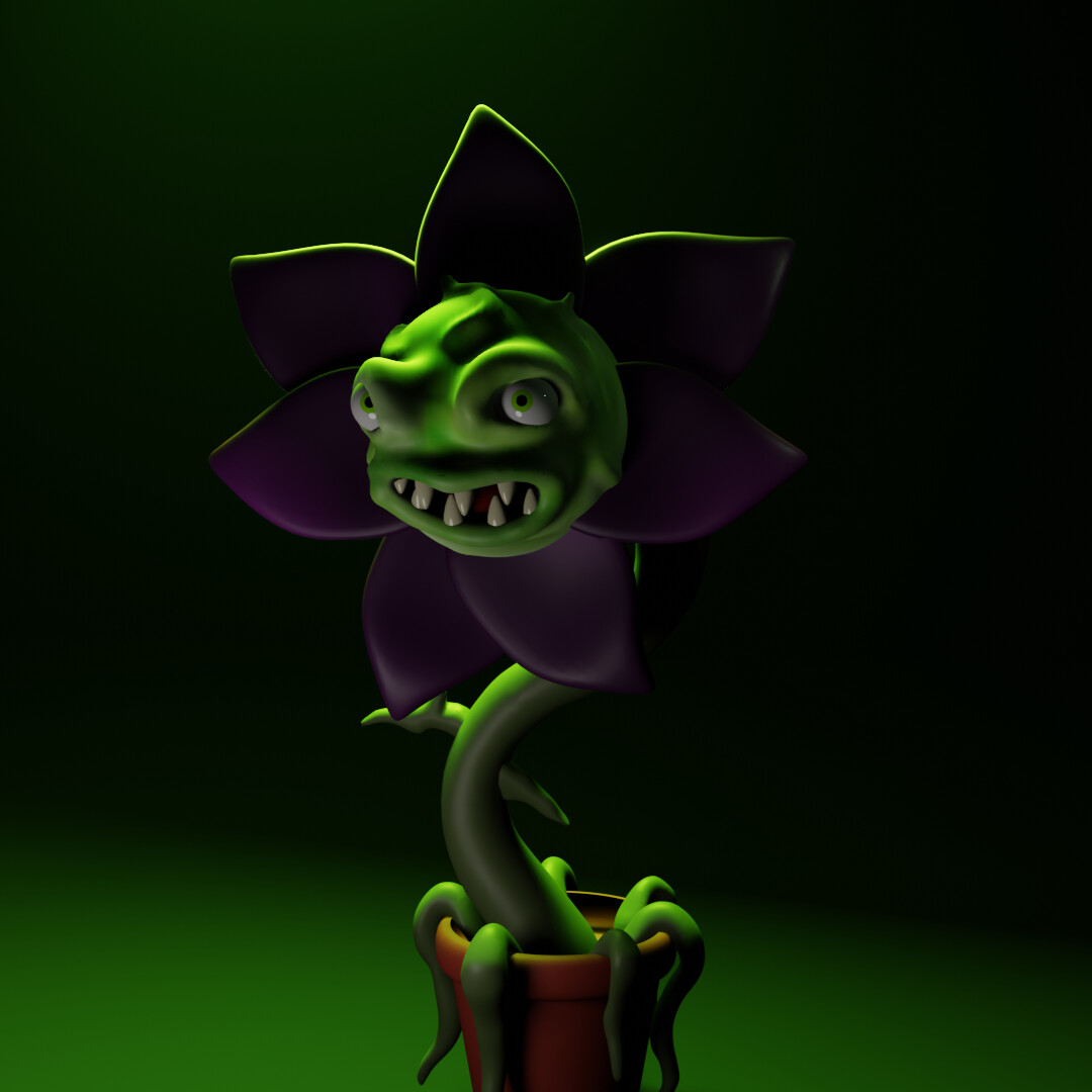 ArtStation - Evil Flower Character