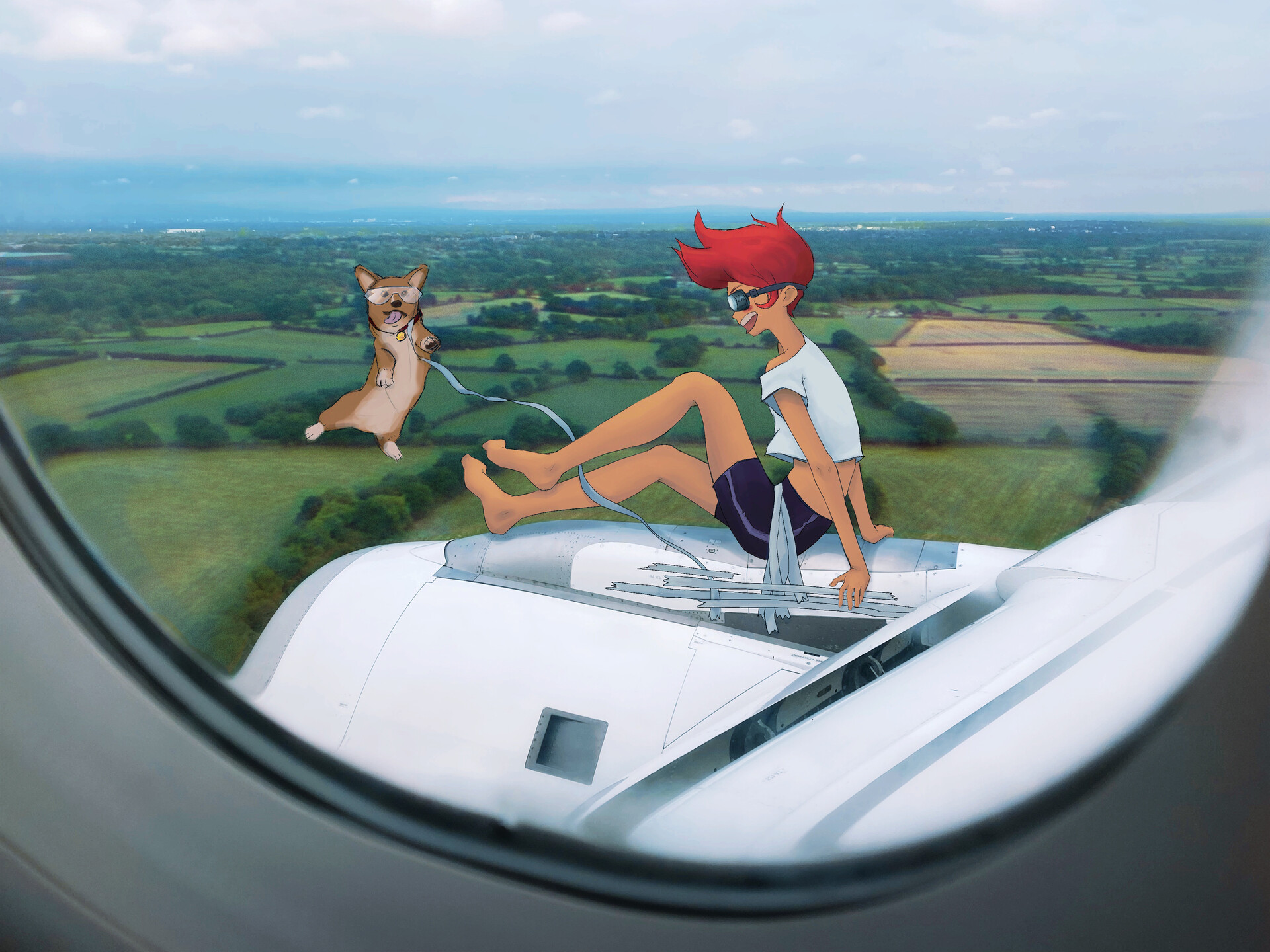 ArtStation - Ein and Ed from Cowboy Bebop