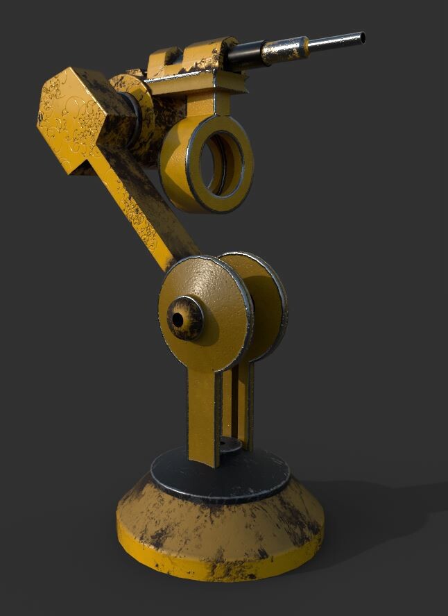 ArtStation - Mechanical Ground Turret