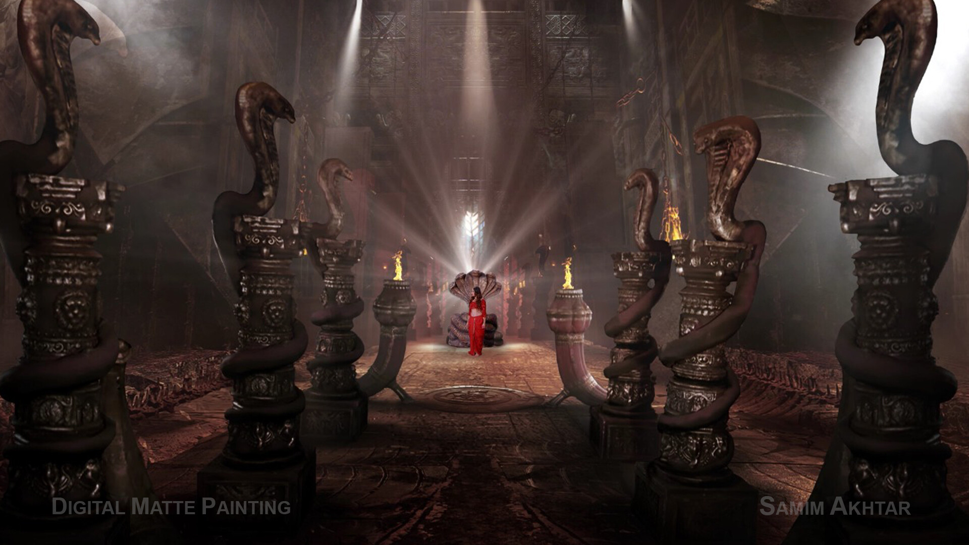 ArtStation - Snake Palace interior