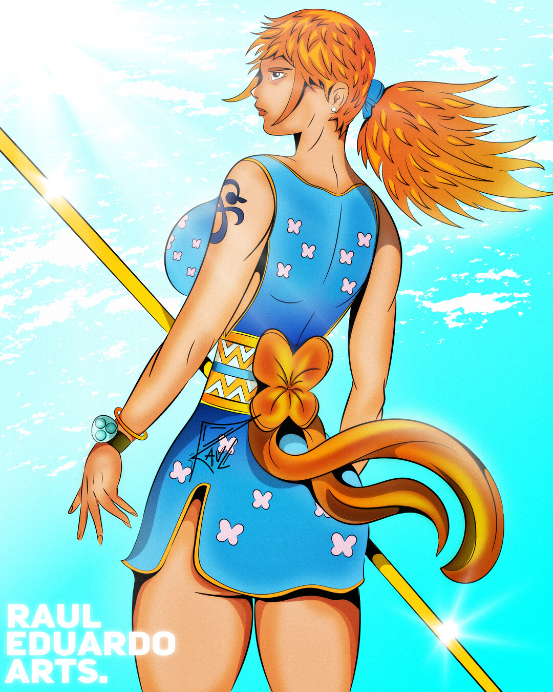 ArtStation - Nami. (One Piece)