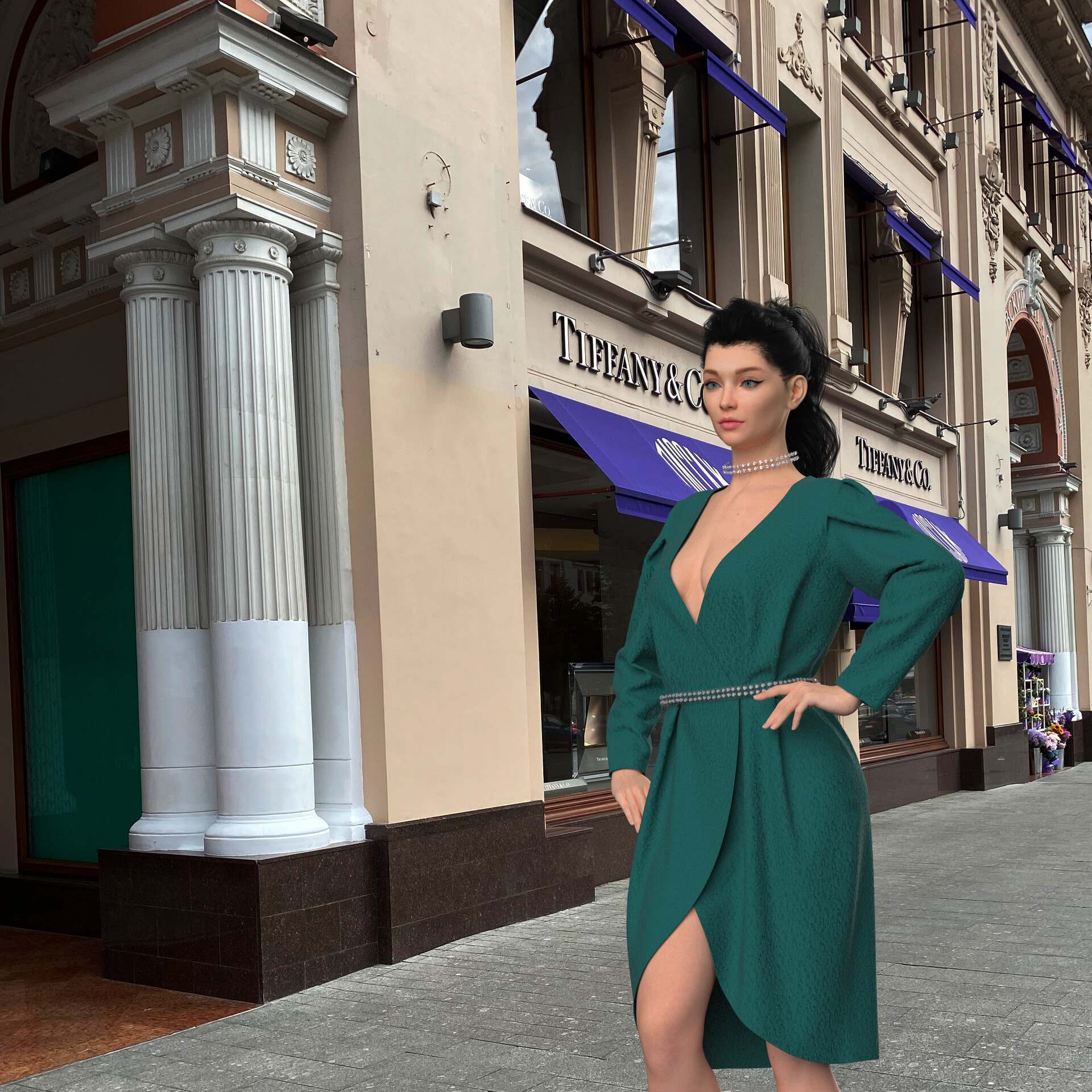 ArtStation - Dress | Marvelous designer