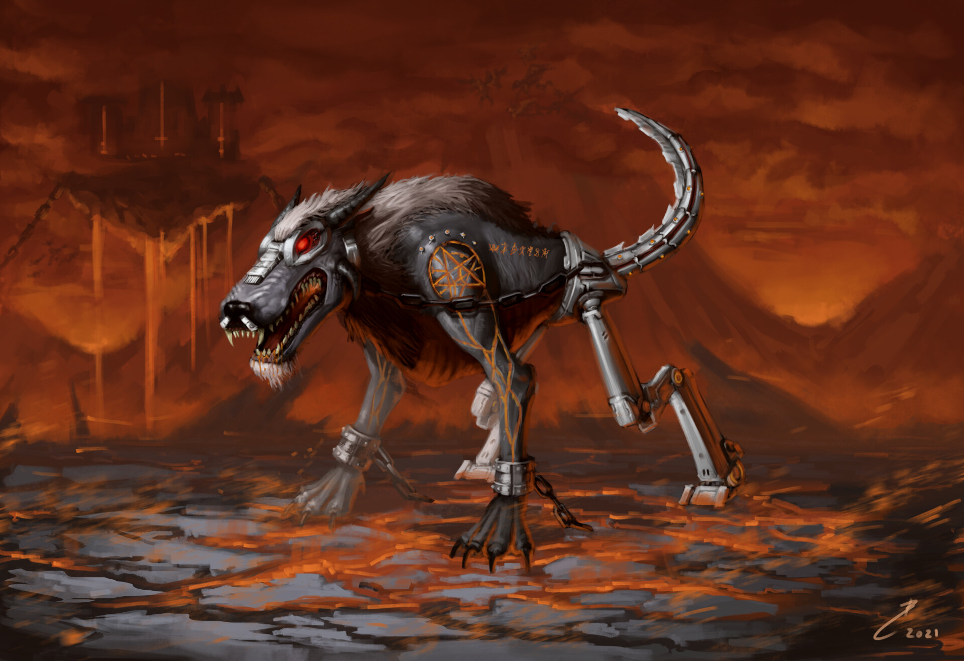 ArtStation - Hellhound