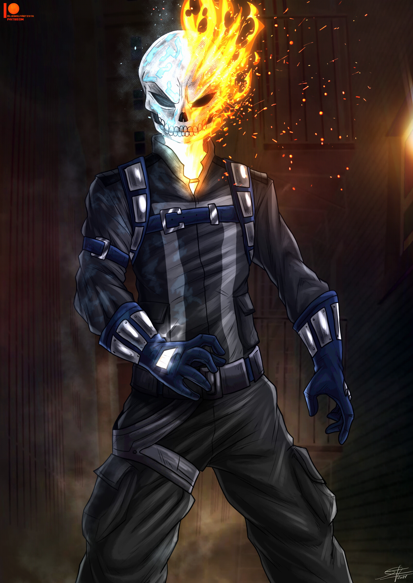 Blue Ghost Rider 2