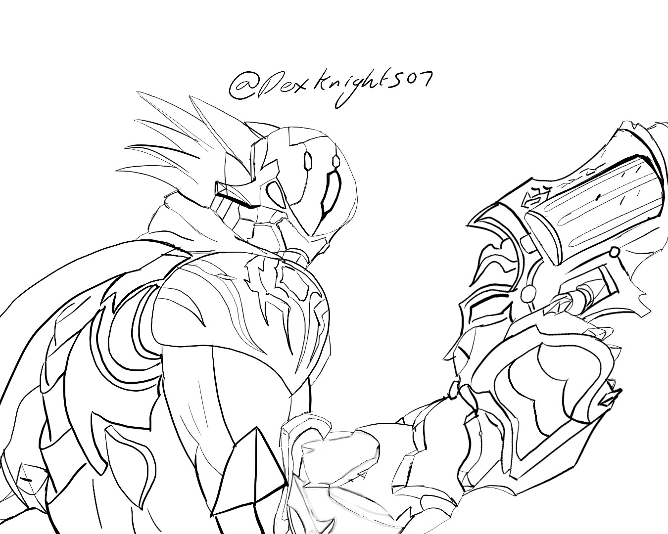 Darksiders Strife Drawing