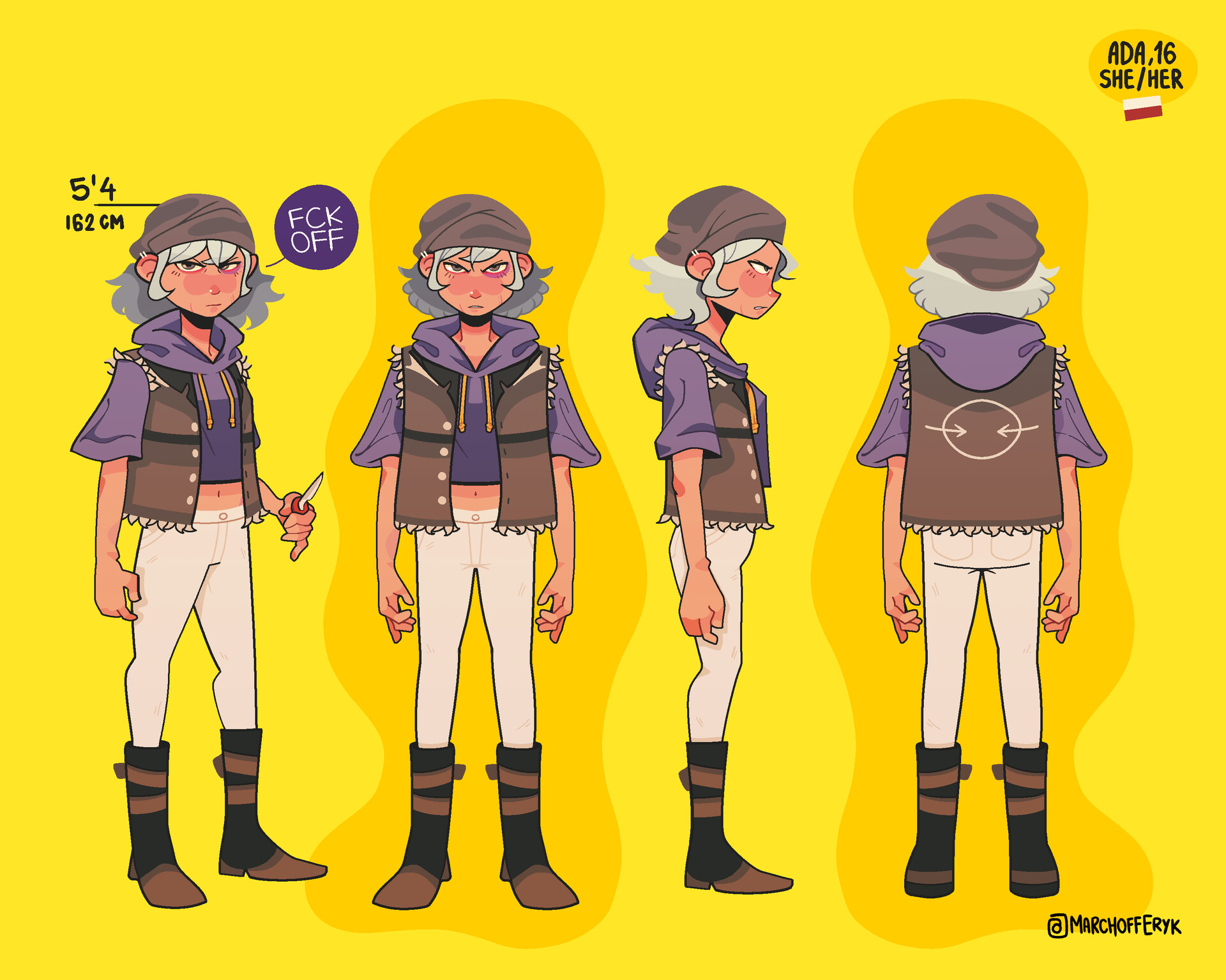 ArtStation - Ada (model sheet)