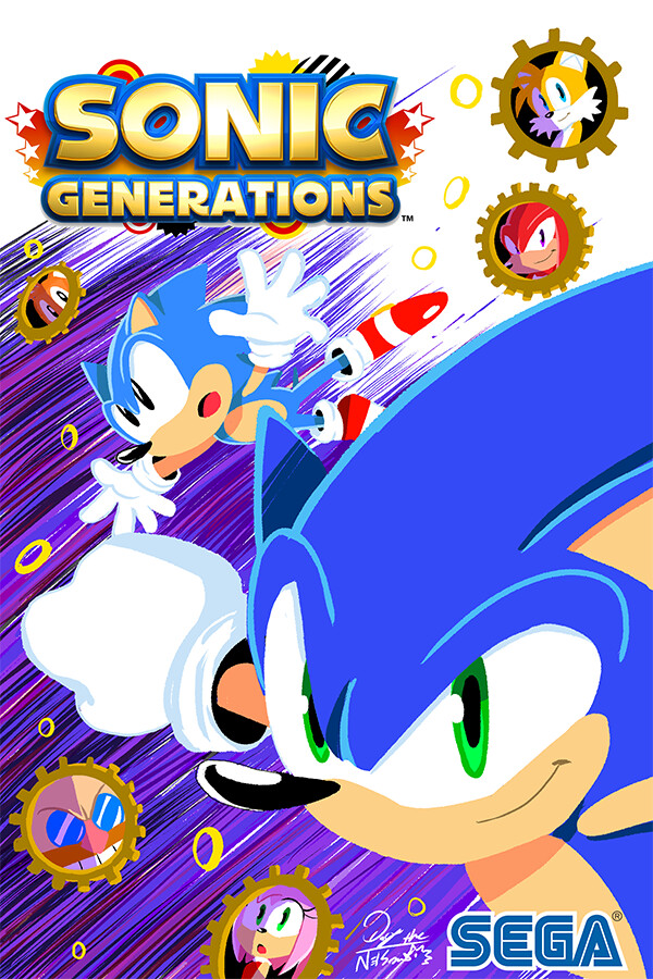 ArtStation - Sonic Generations Steam Cover