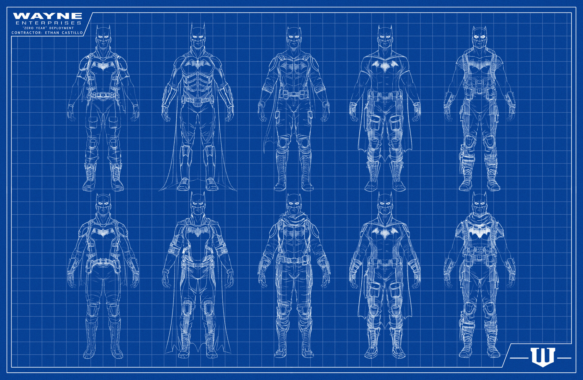 ArtStation - Batman: Zero Year Blueprint