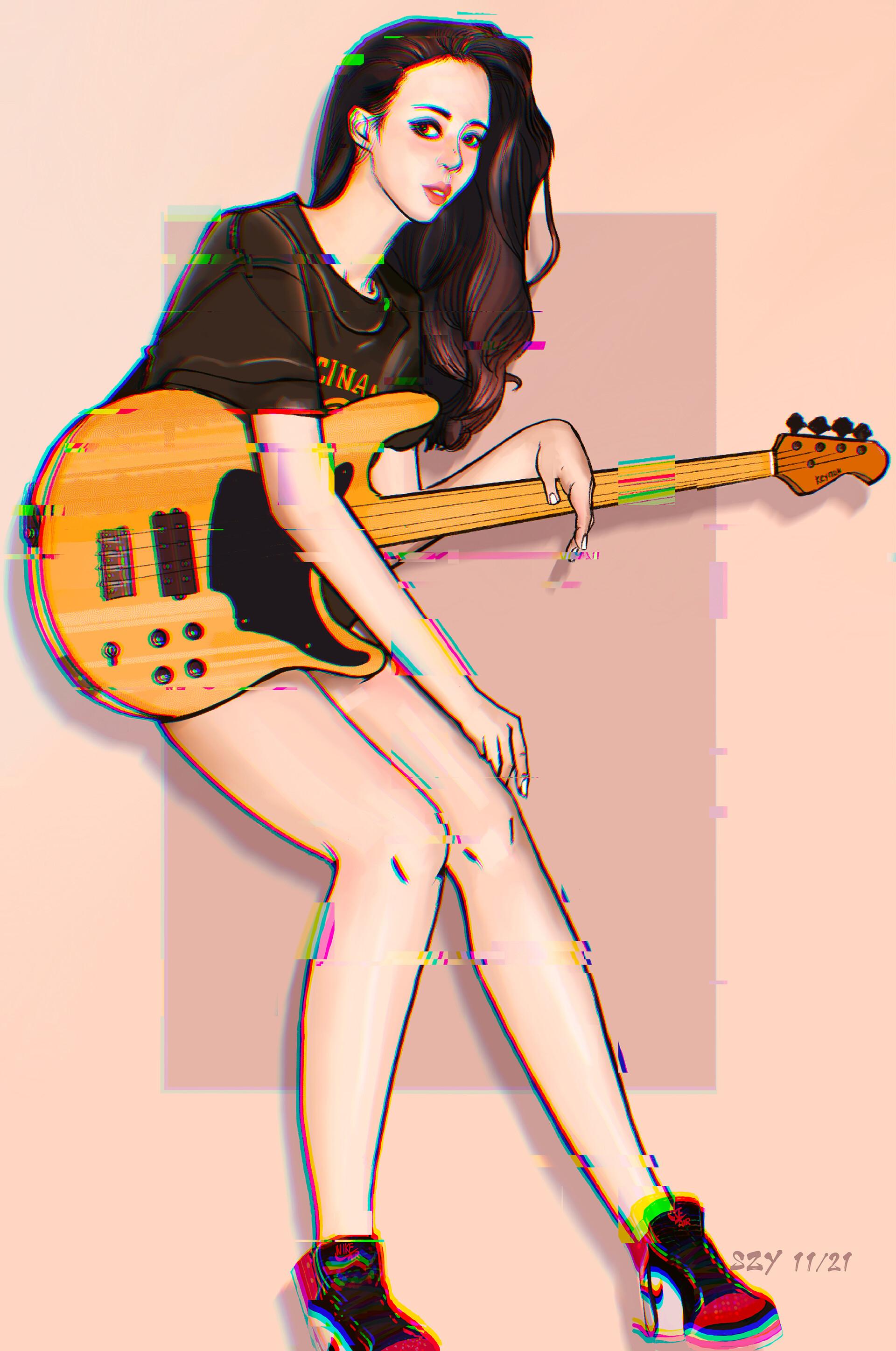 Artstation Guitargirl