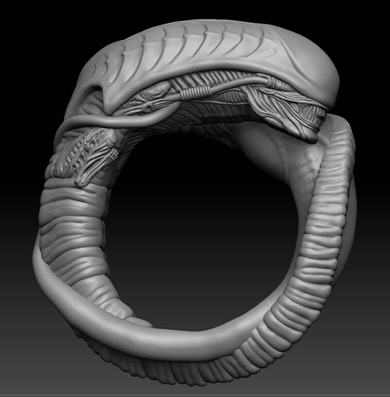 ArtStation - Alien ring