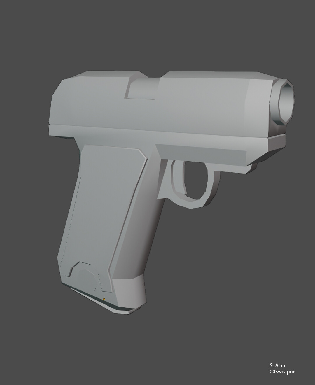 ArtStation - Weapon low poly