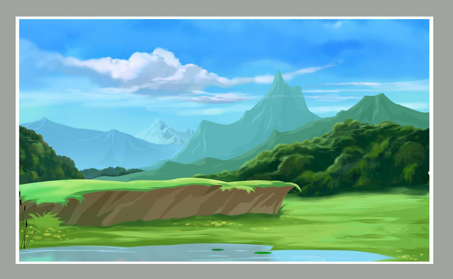 ArtStation - Painted Bg