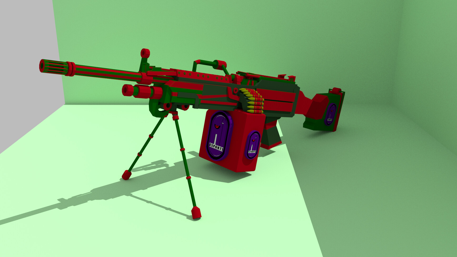 ArtStation - LMG M249