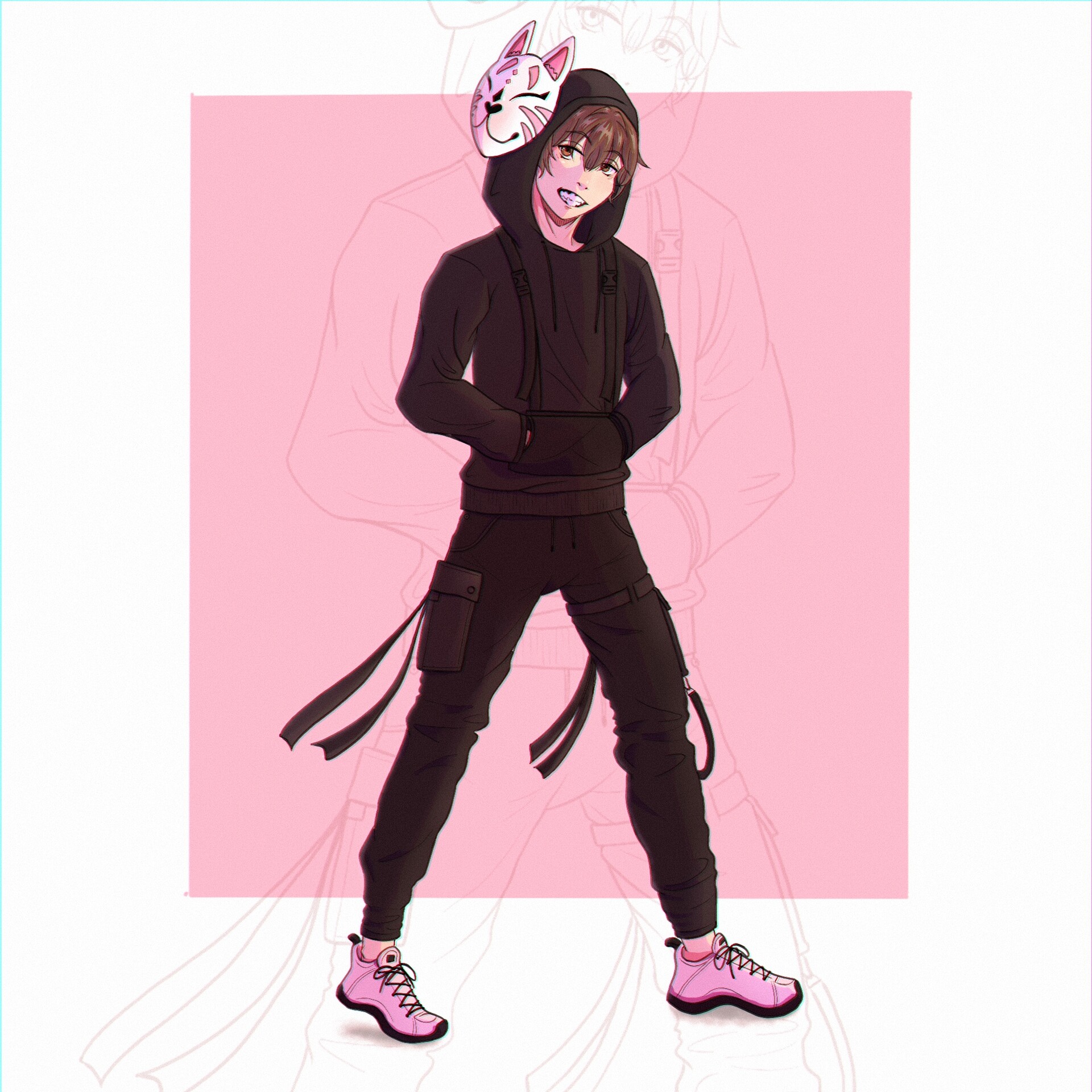 ArtStation - kitsune mask 🦊