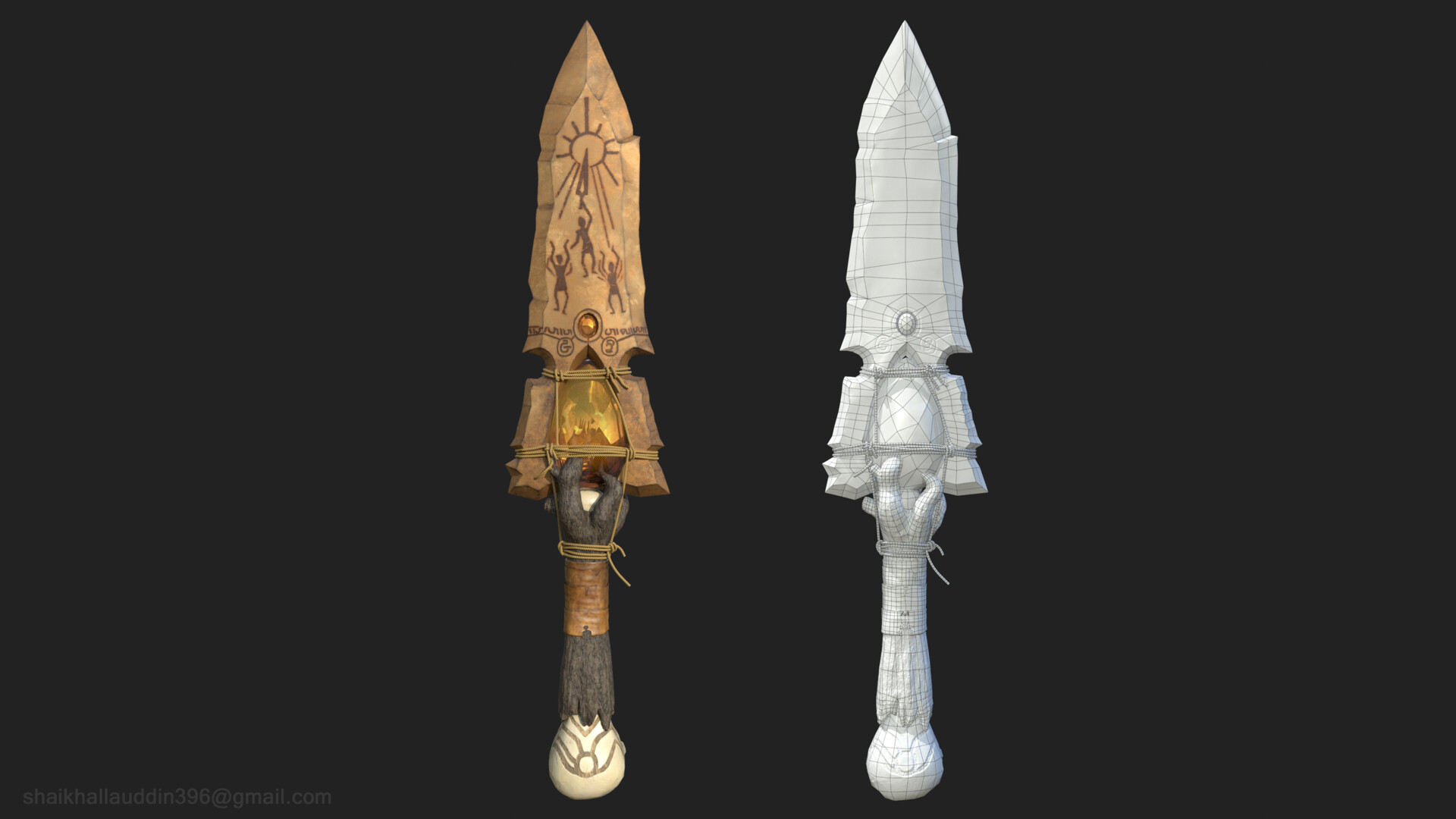 ArtStation - Archaic Arcanist (Ancient Sword)