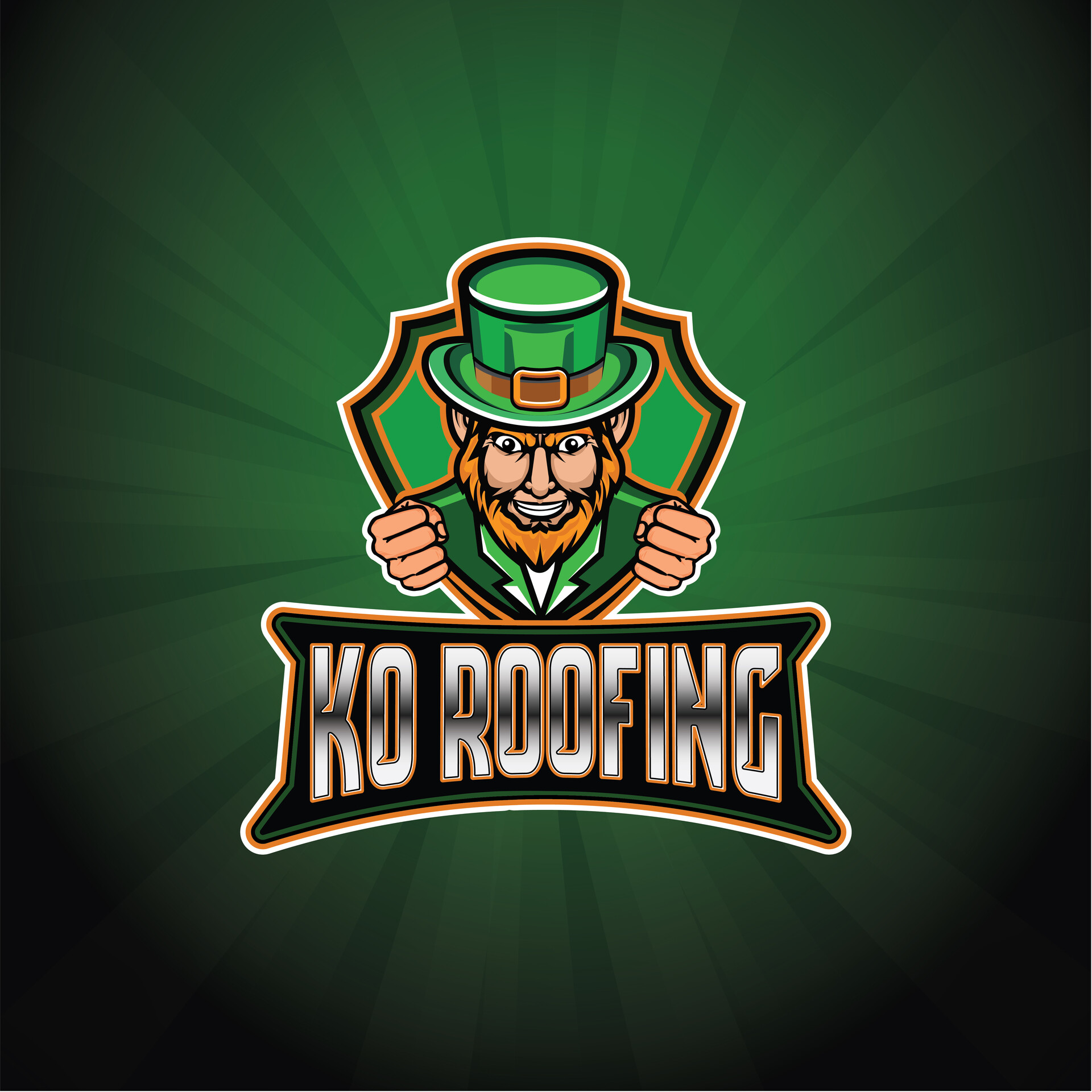 ArtStation - Mascot KO ROOFING LOGO