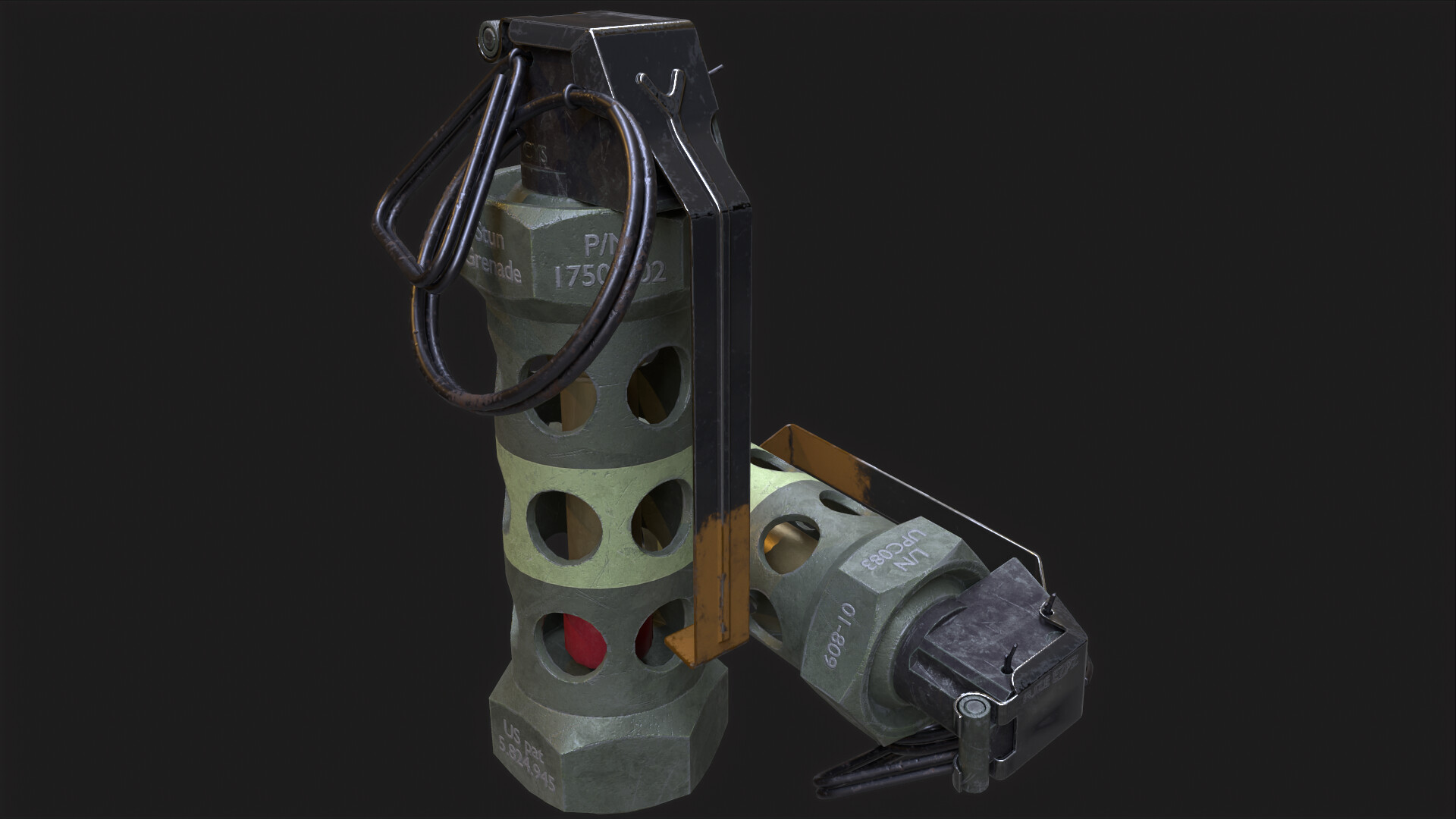ArtStation - M84 Flash Grenade - Game Ready