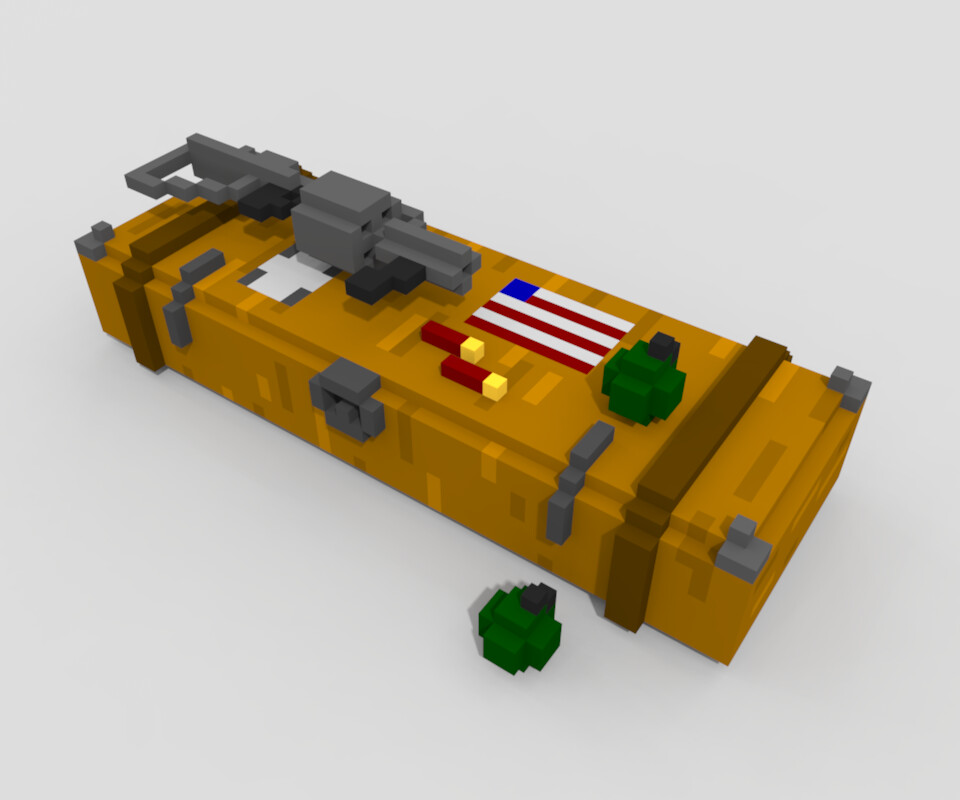 ArtStation - Voxel weapons project ( 2017 )