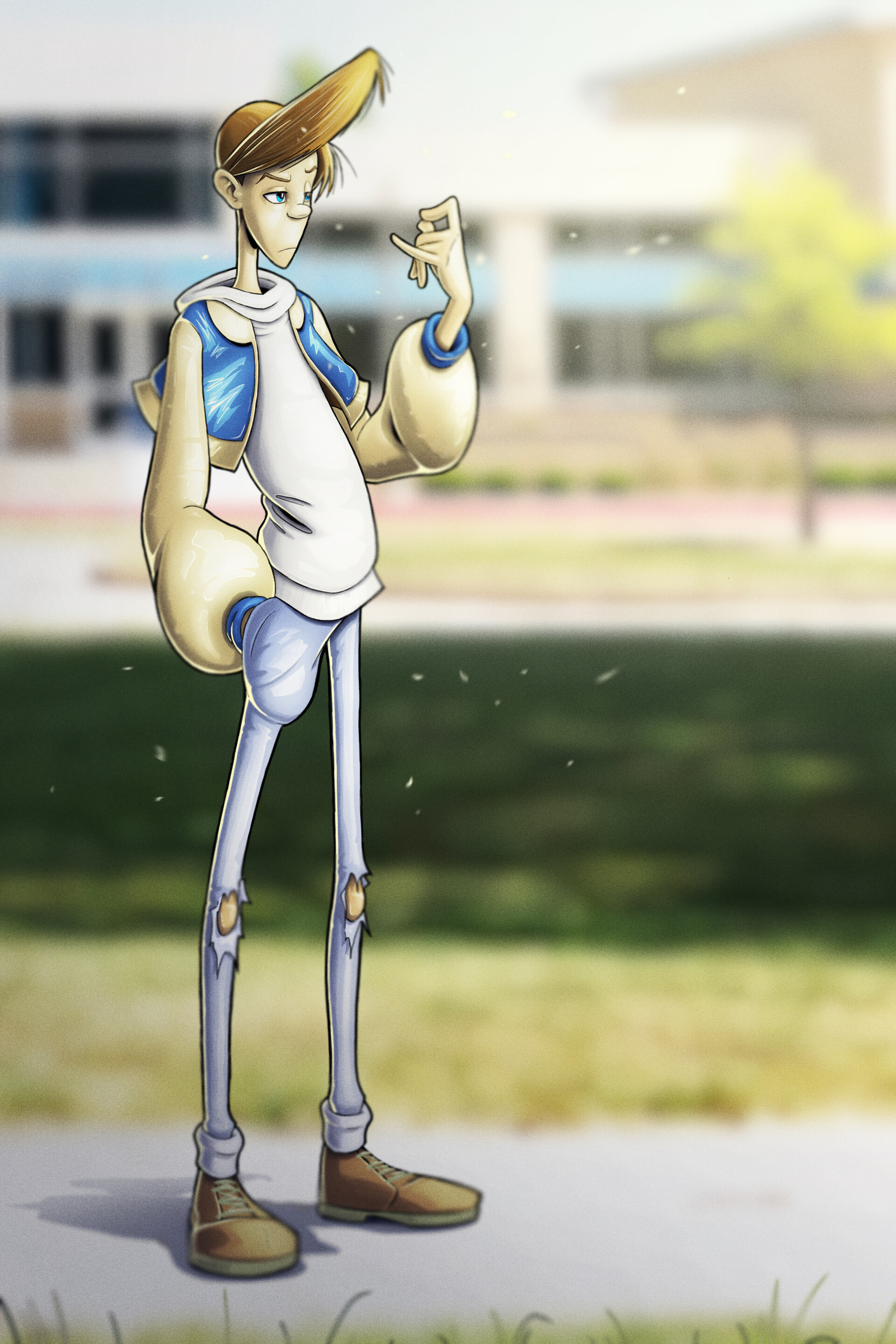 ArtStation - High school jock