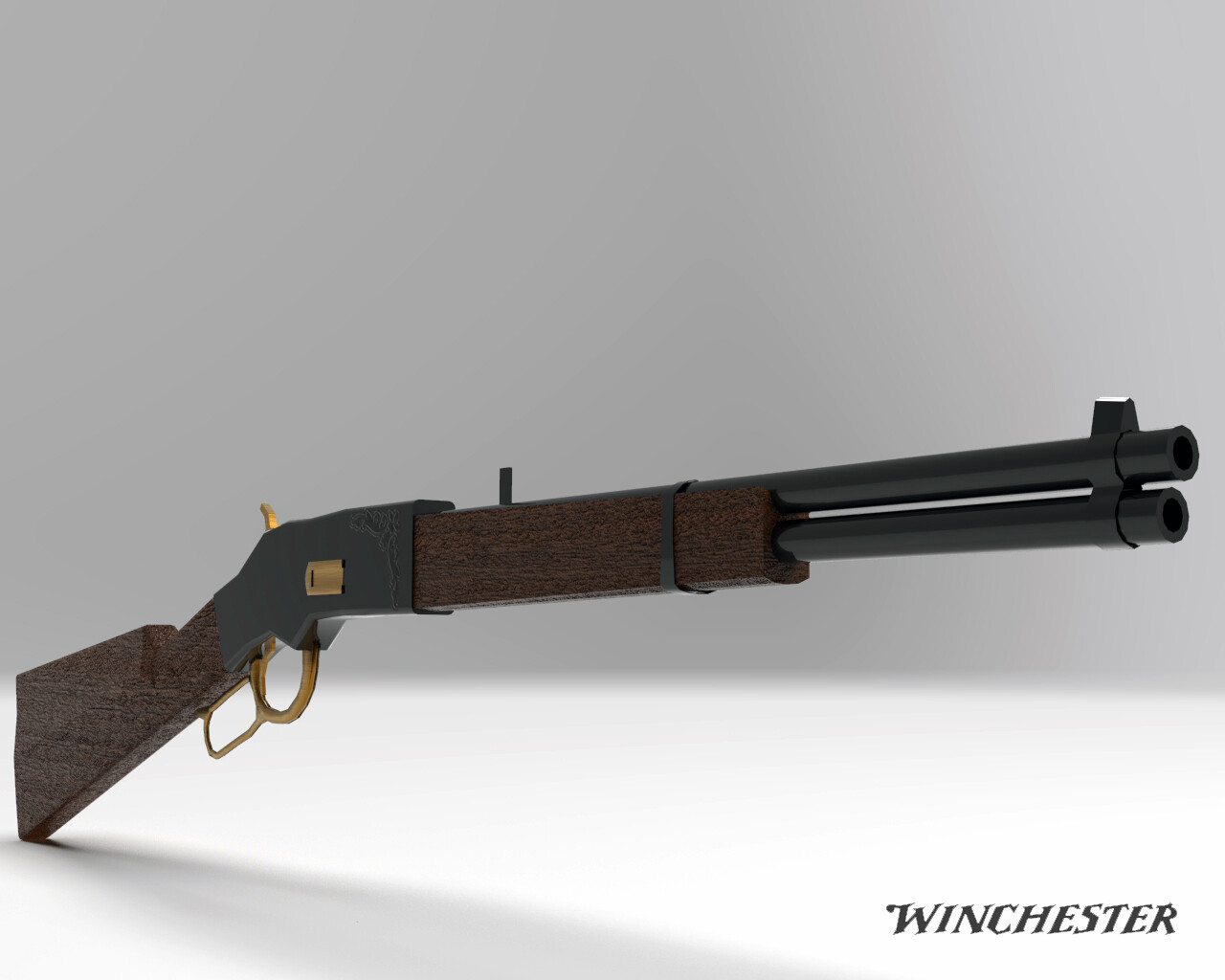 ArtStation - winchester low poly