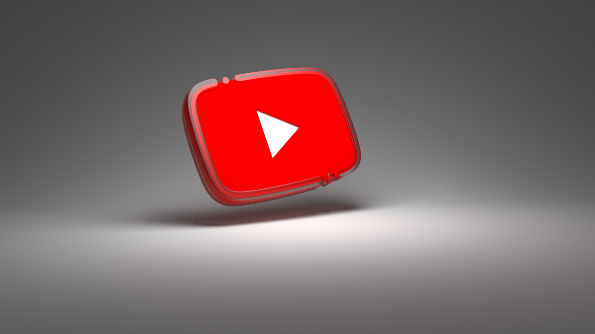 ArtStation - Logo Youtube 3D modeling