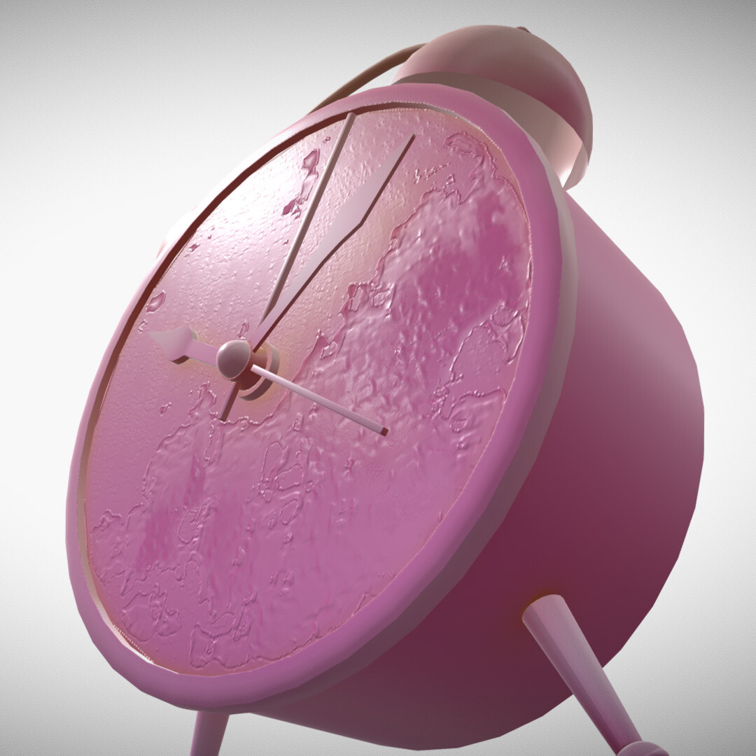 ArtStation - Monochromatic alarm clock