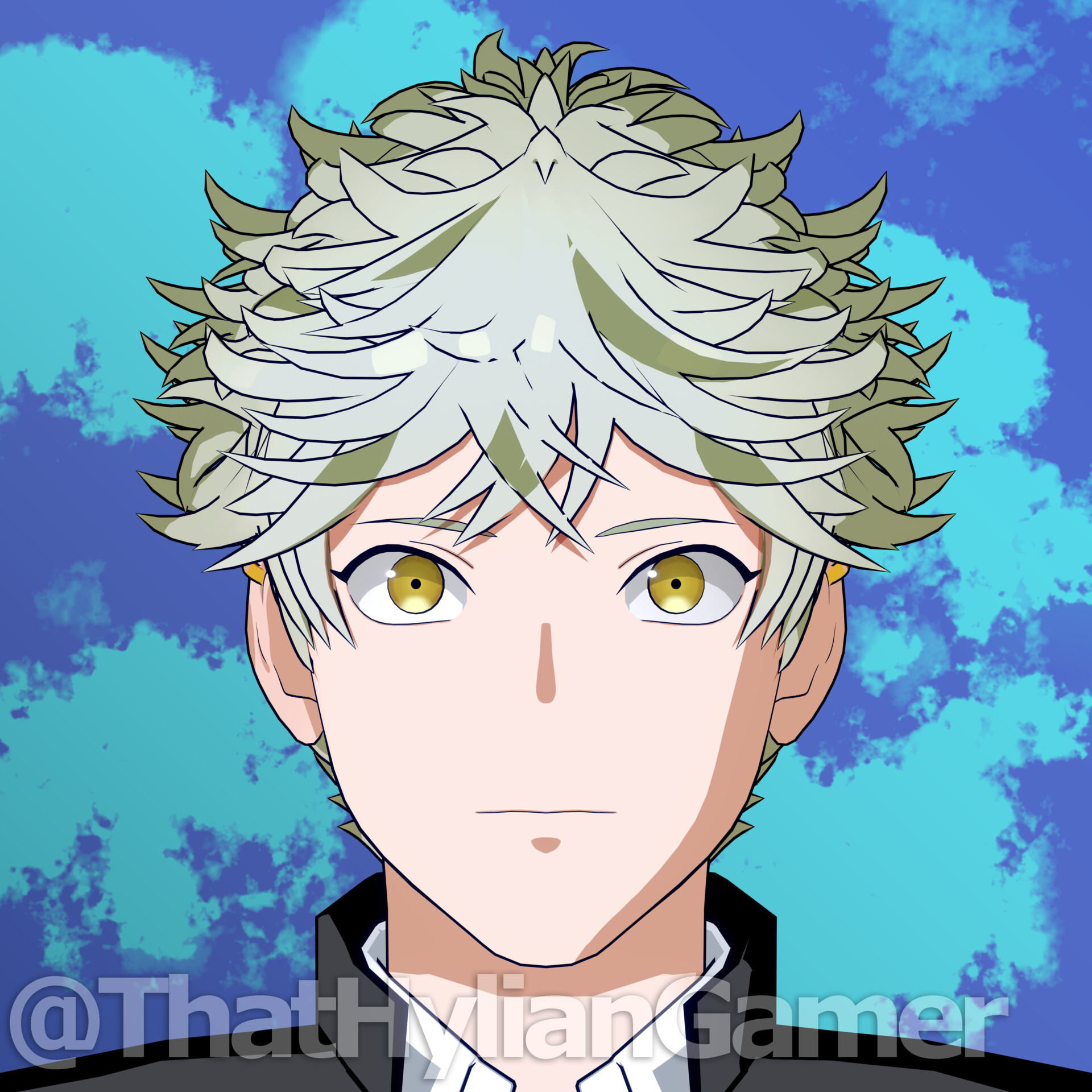 ArtStation - Yatora Yaguchi Blue Period 3D model WIP