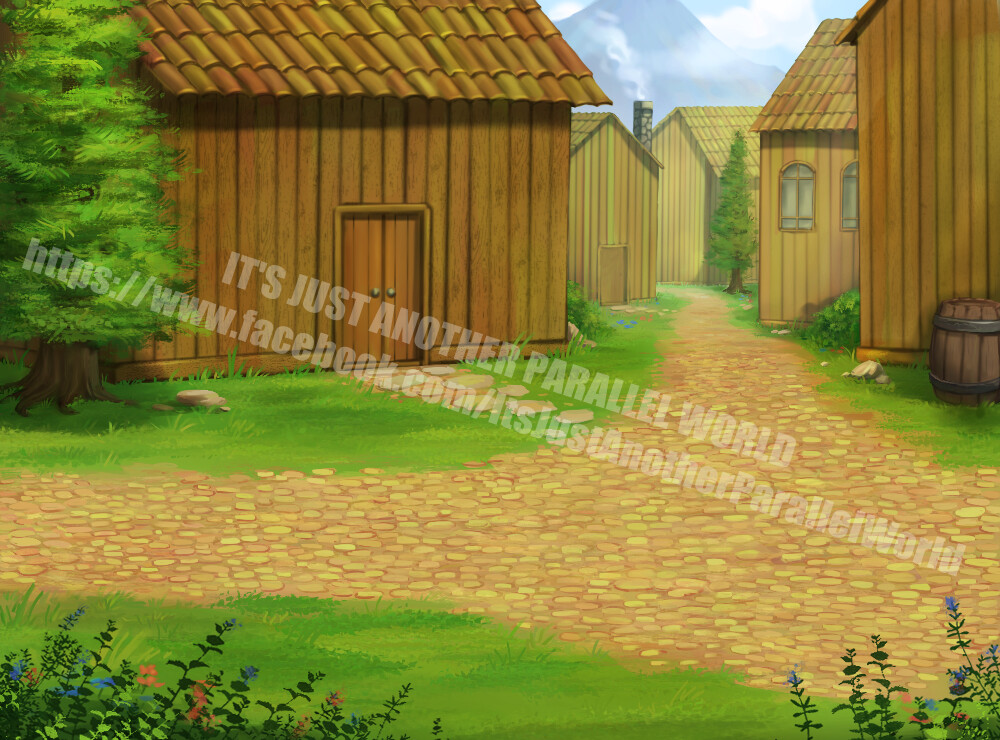 ArtStation - Village Background