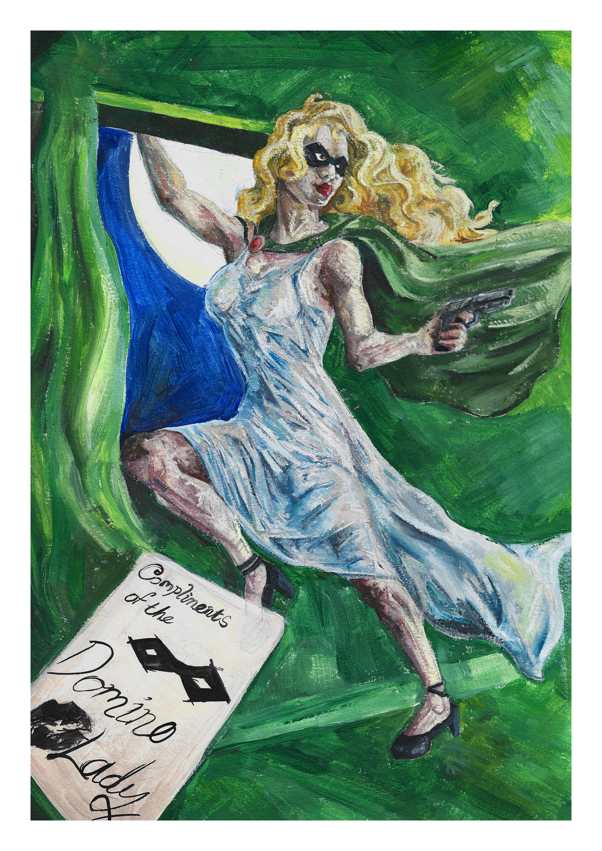 ArtStation - Compliments of the Domino Lady