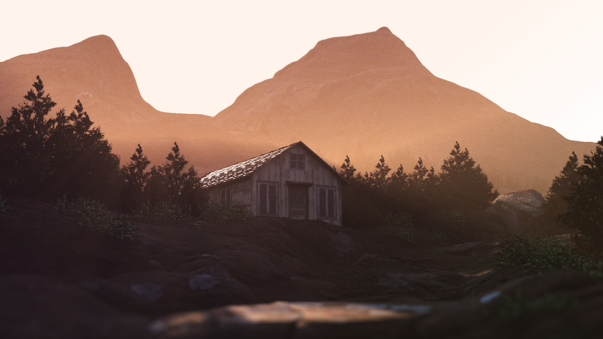 ArtStation - Forgotten cabin