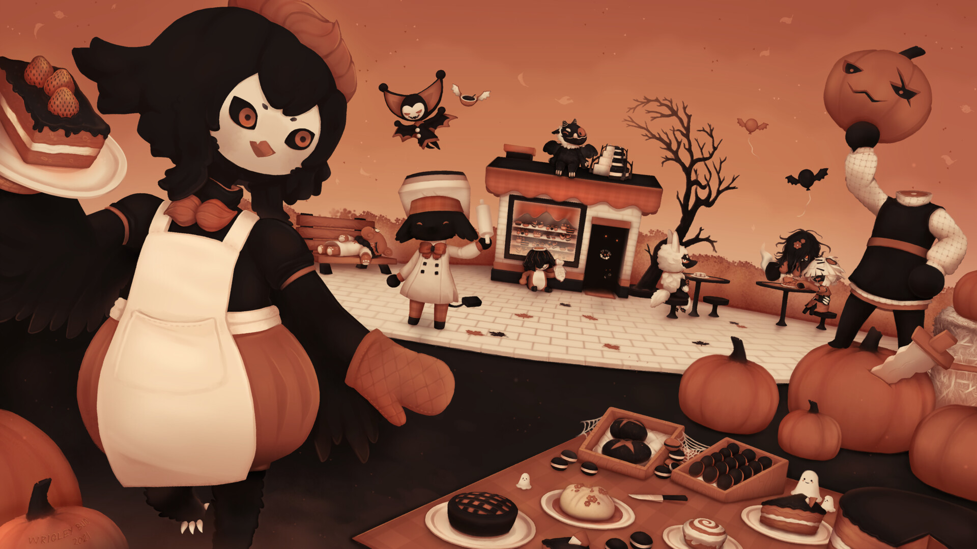 ArtStation - Popty's Poptisserie (Anniversary Image)